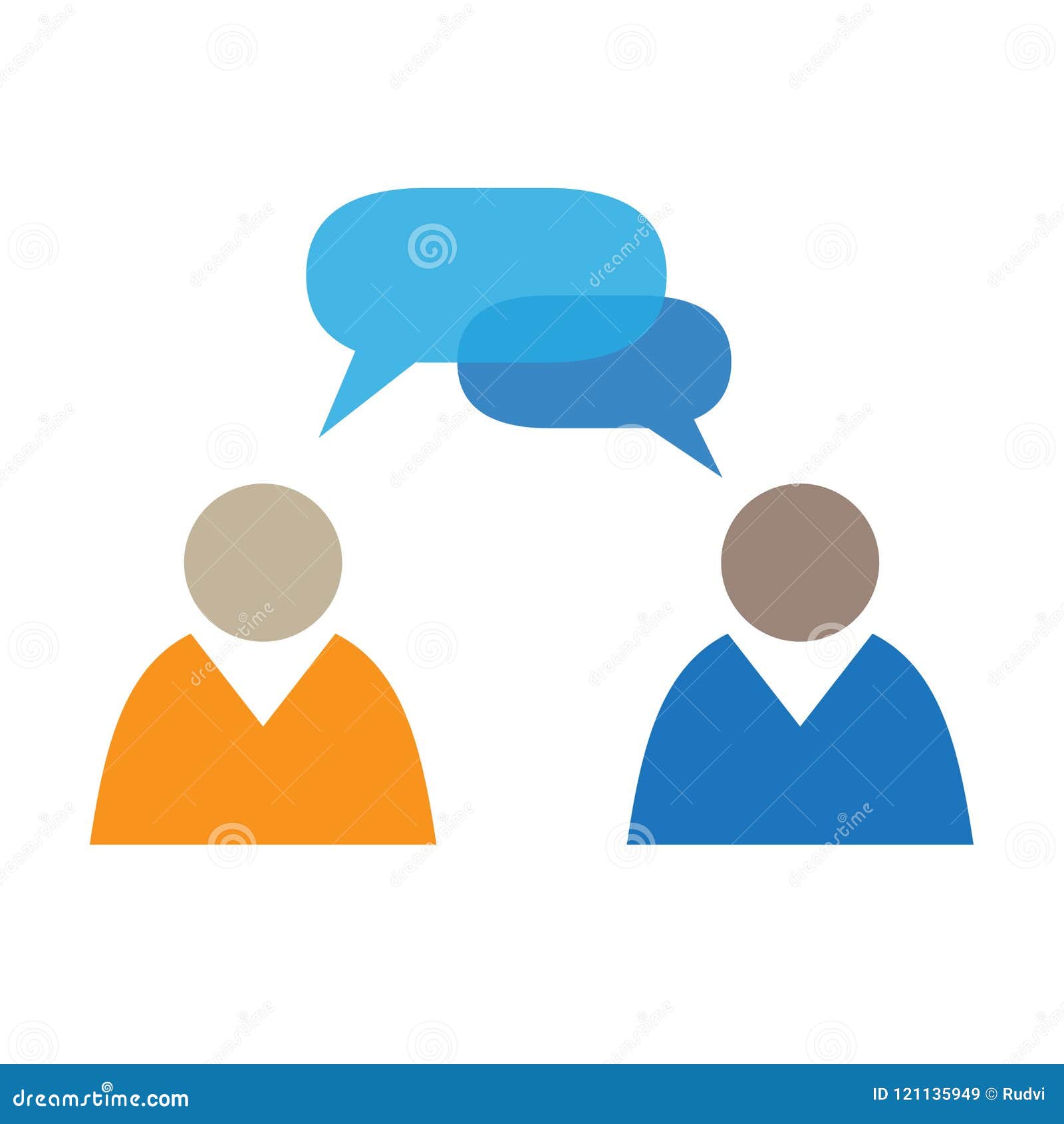 Icon Communication, Conversation and Dialog - Sign Bubble Chat Vector ...