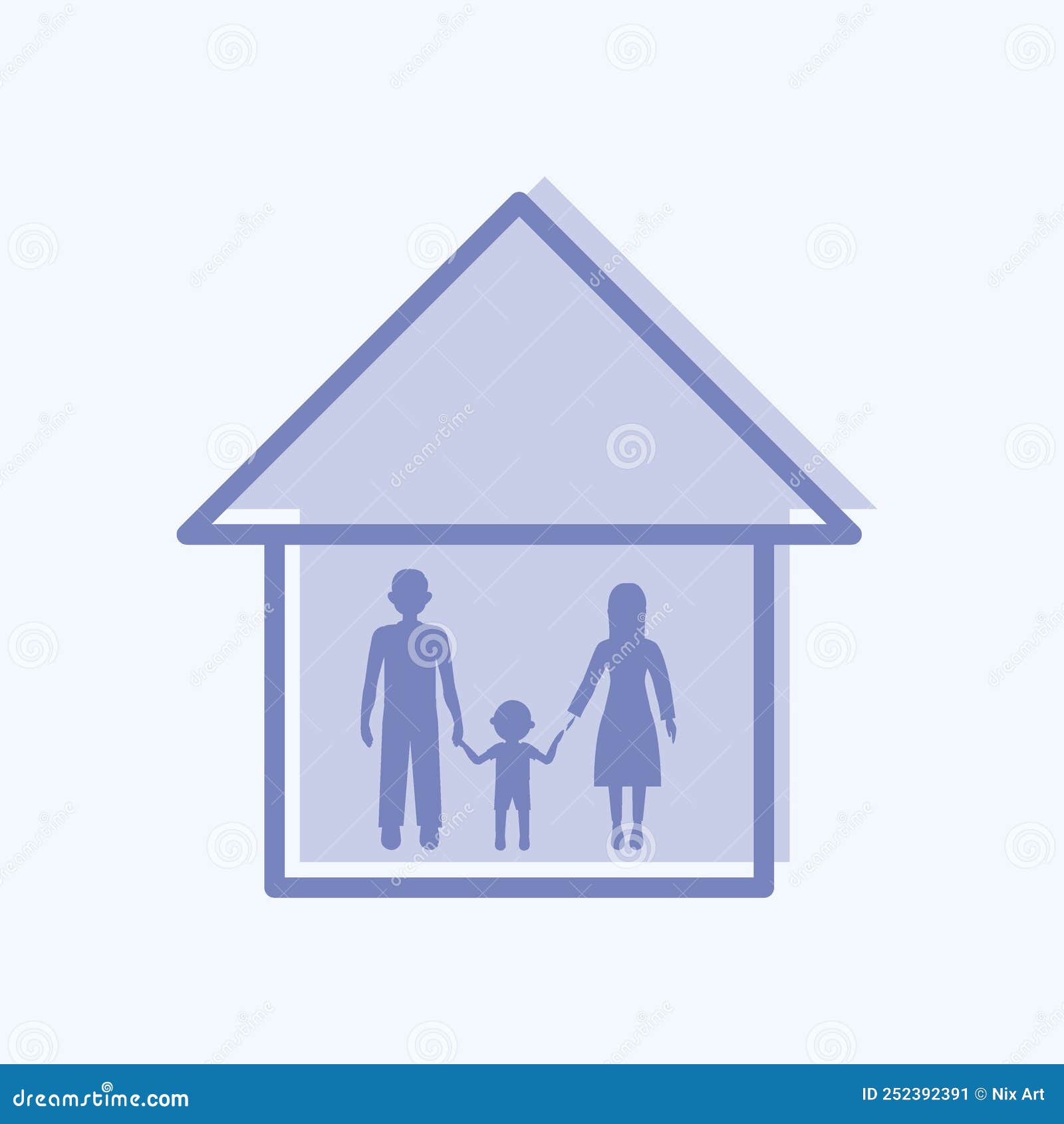 Icon Community Building. Suitable for Community Symbol. Two Tone Style ...