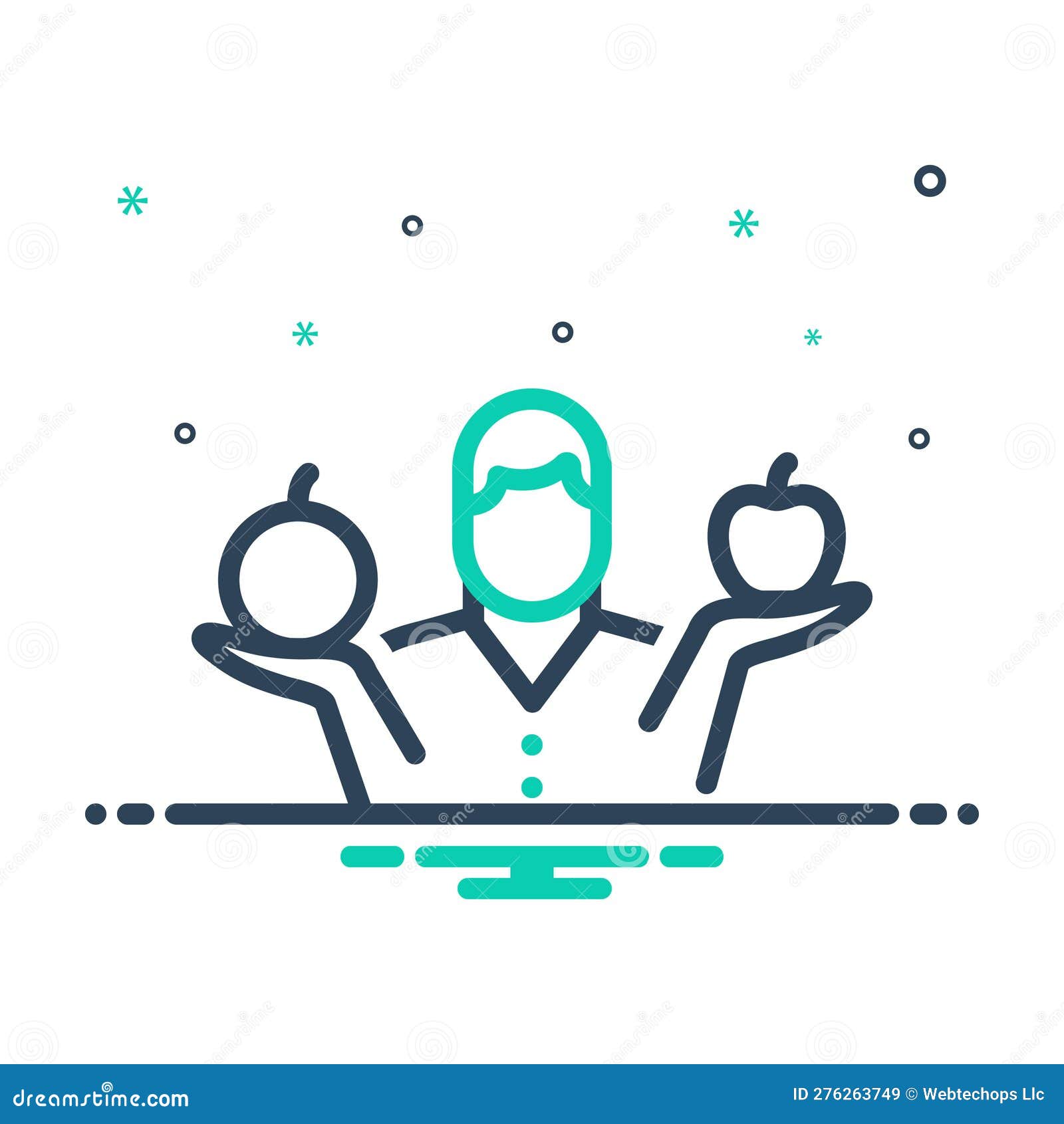 Mix Icon for Comparing, Comparison and Contrast Stock Vector ...