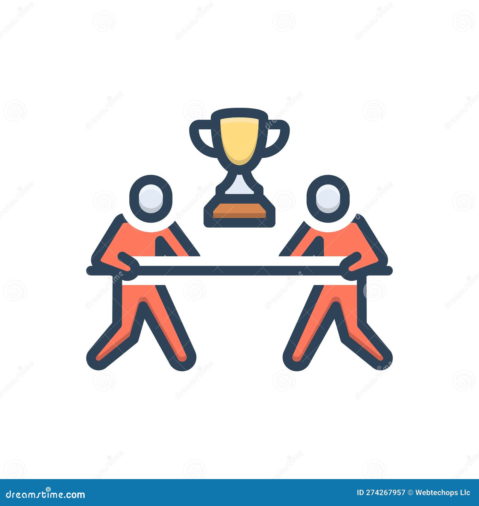 Color Illustration Icon for Competition, Rivalry and Championship Stock ...