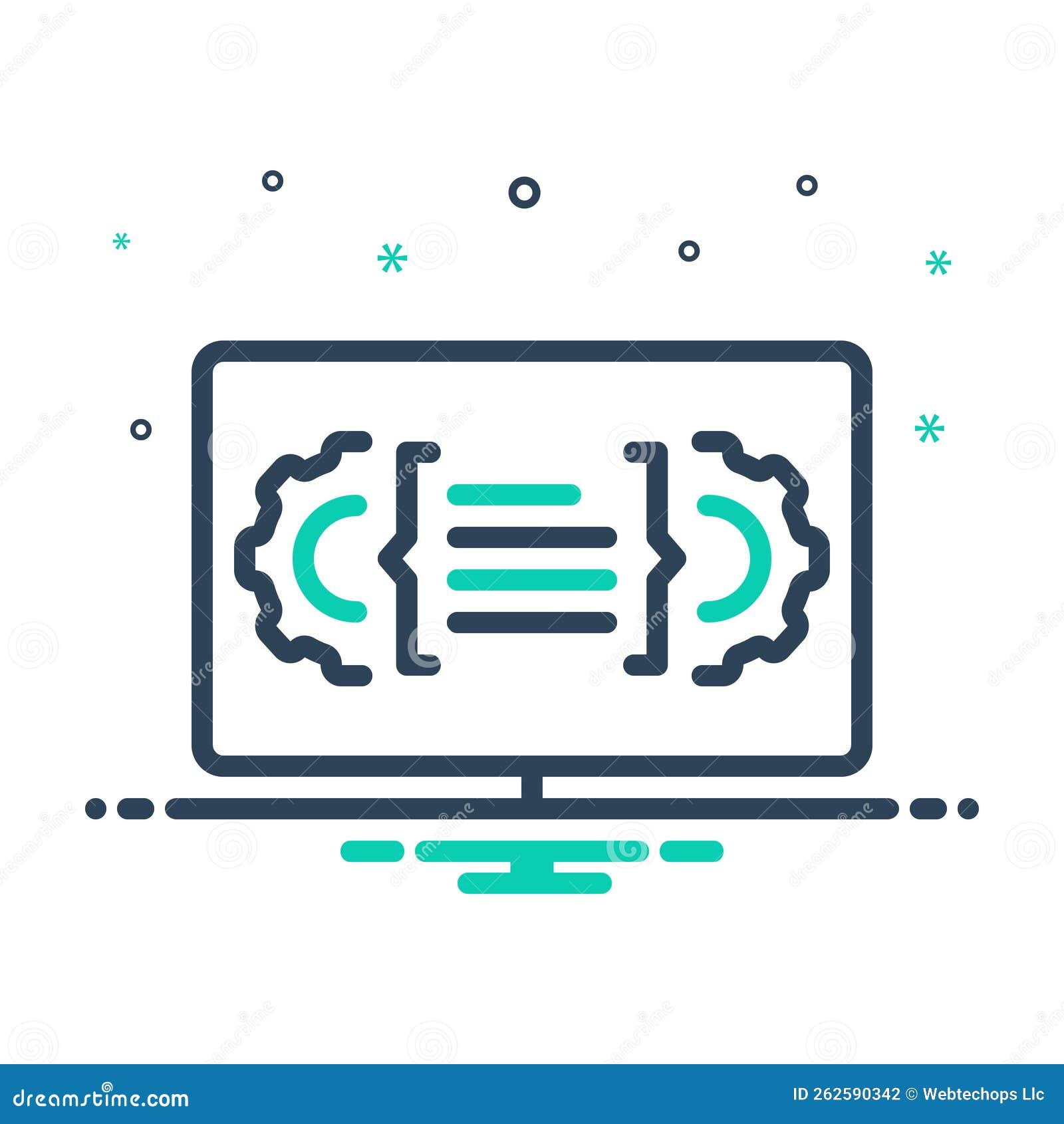 Mix Icon for Compile, Organize and Update Stock Vector - Illustration ...