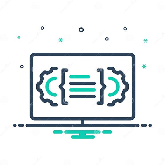 Mix Icon for Compile, Organize and Update Stock Vector - Illustration ...