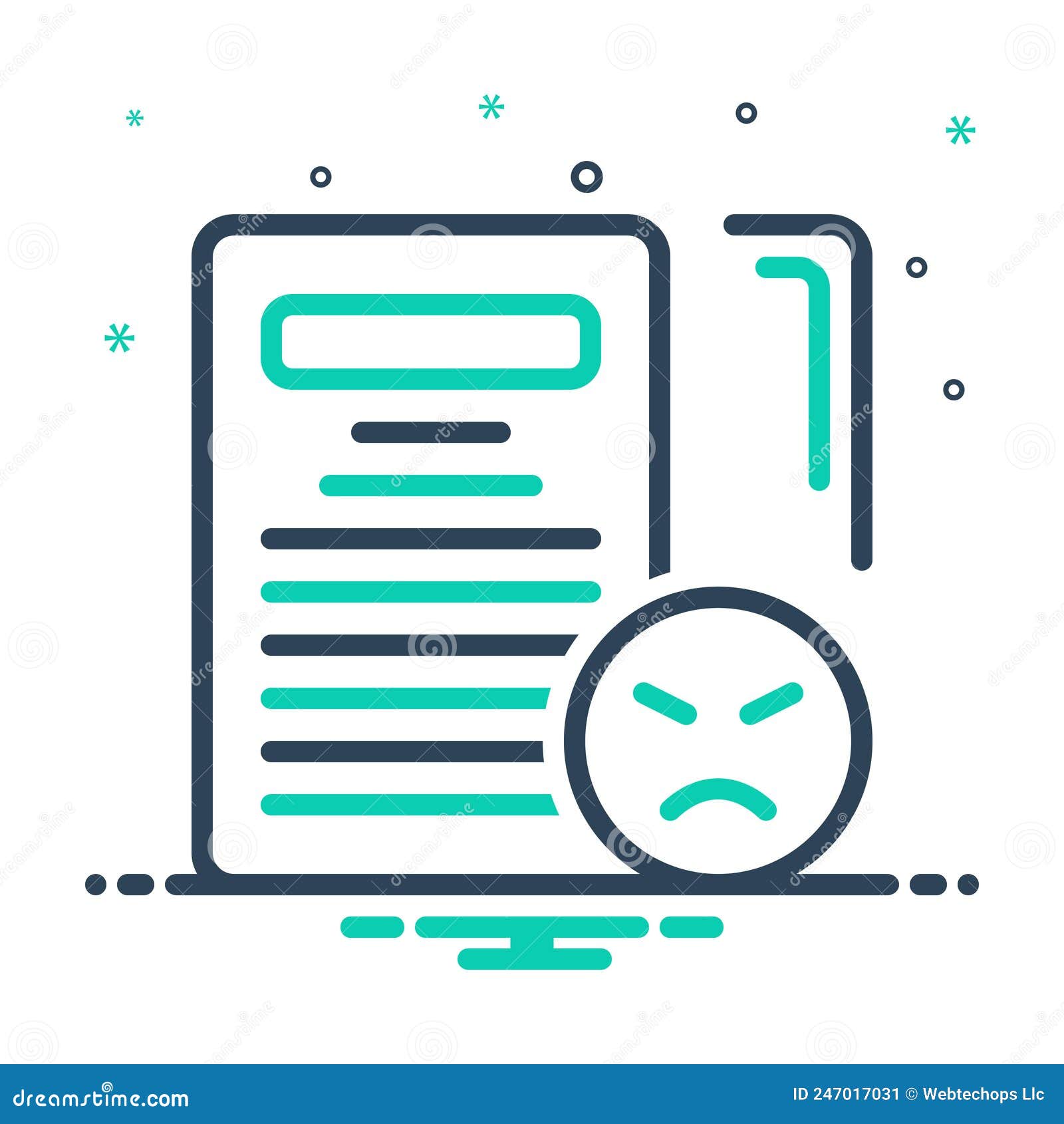 Complaint Document Concept Vector Illustration | CartoonDealer.com ...
