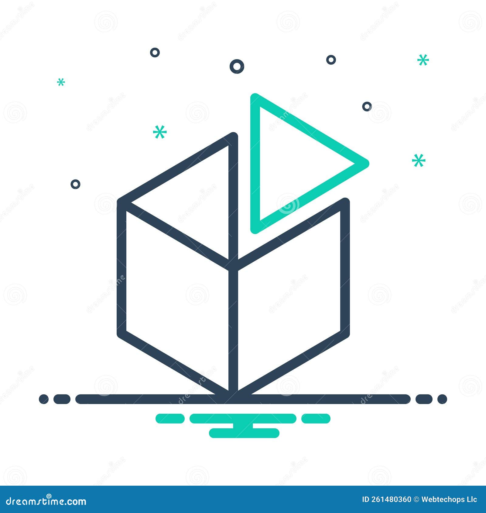 Mix Icon for Complement, Companion and Element Stock Vector ...