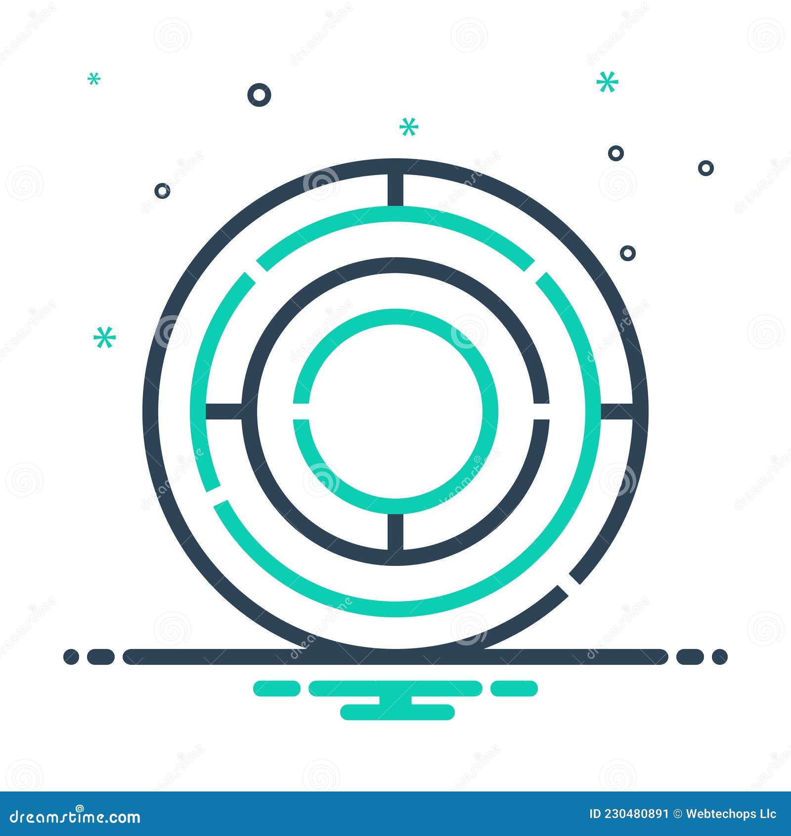 Mix Icon for Complex, Puzzle and Difficult Stock Vector - Illustration ...