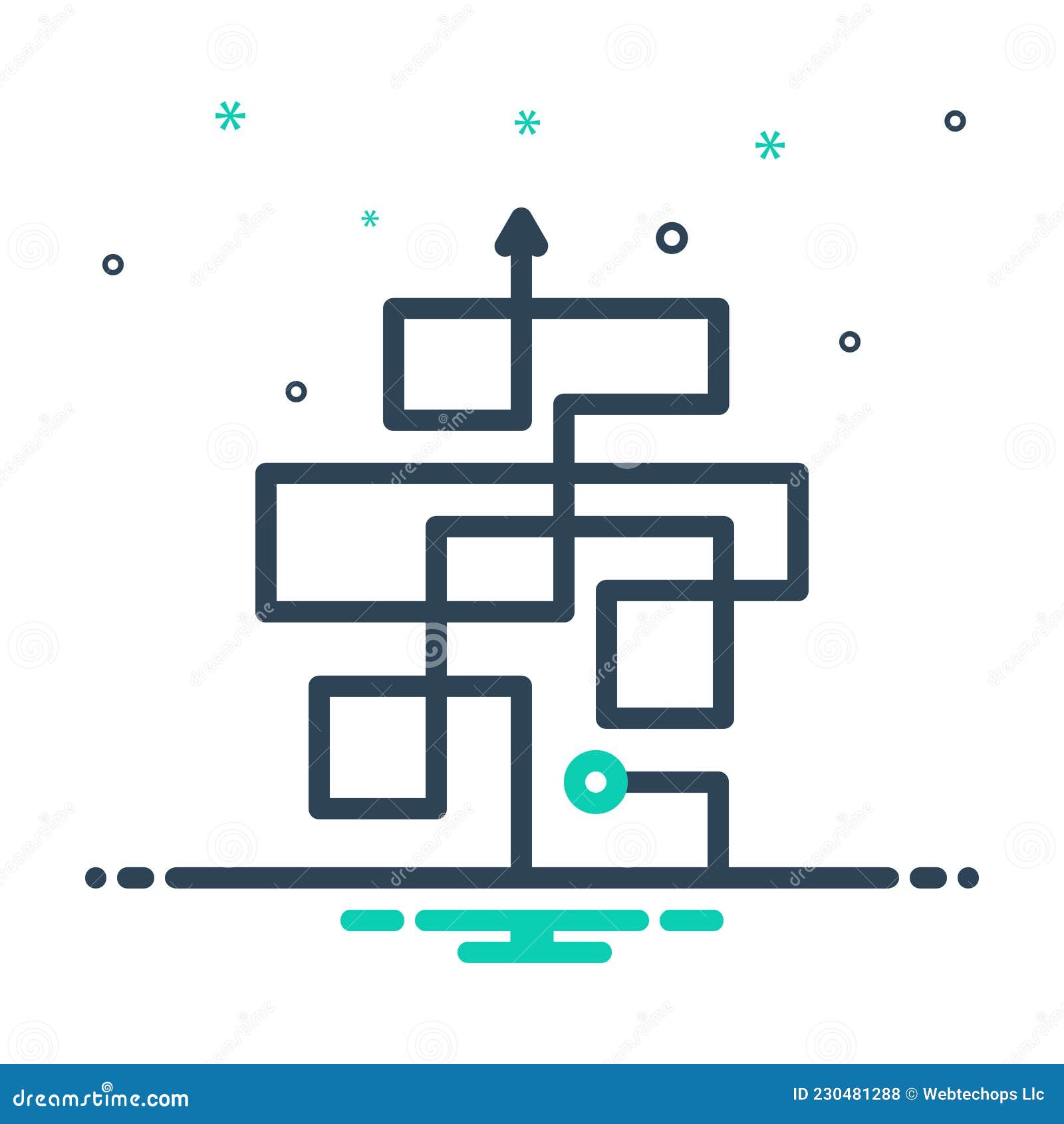 Mix Icon for Complicated, Complex and Difficult Stock Vector ...