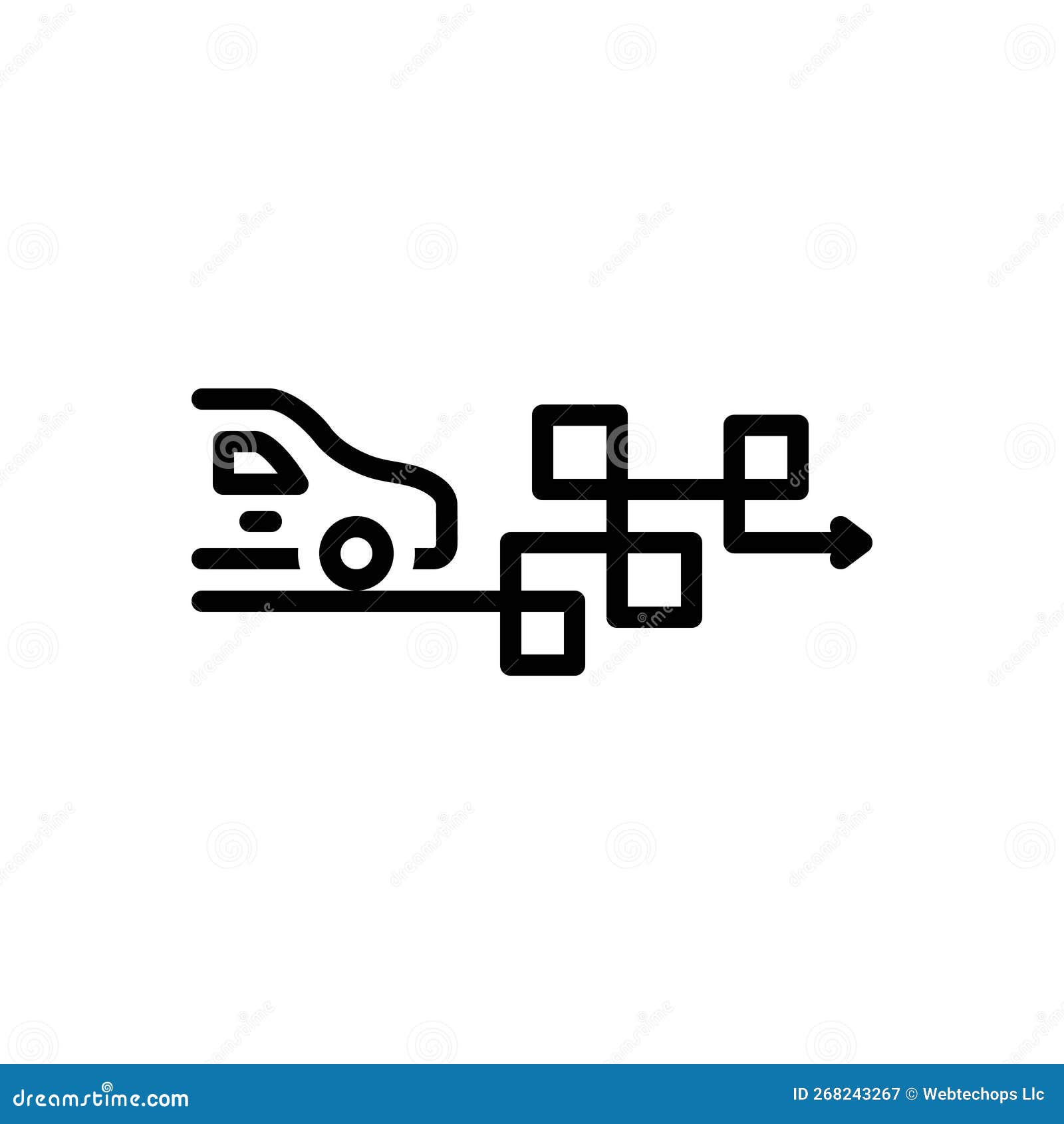 Black Line Icon for Complicated, Complex and Intricate Stock ...