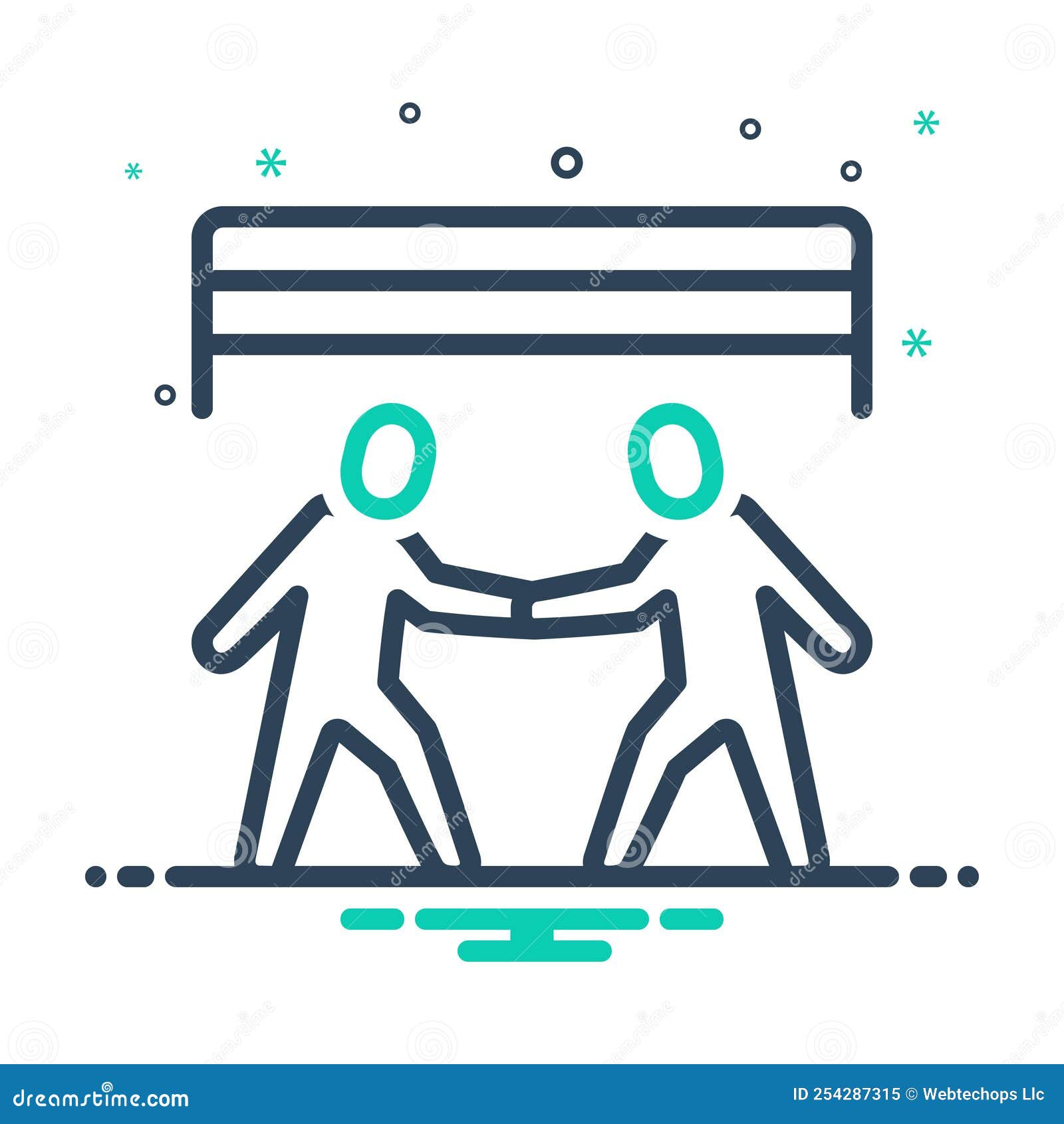 Mix Icon for Compromise, Agreement and Deal Stock Vector - Illustration ...