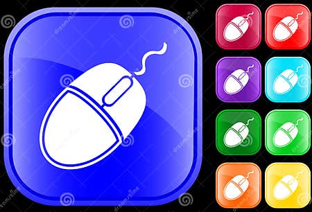 Icon of computer mouse stock vector. Illustration of equipment - 5108704