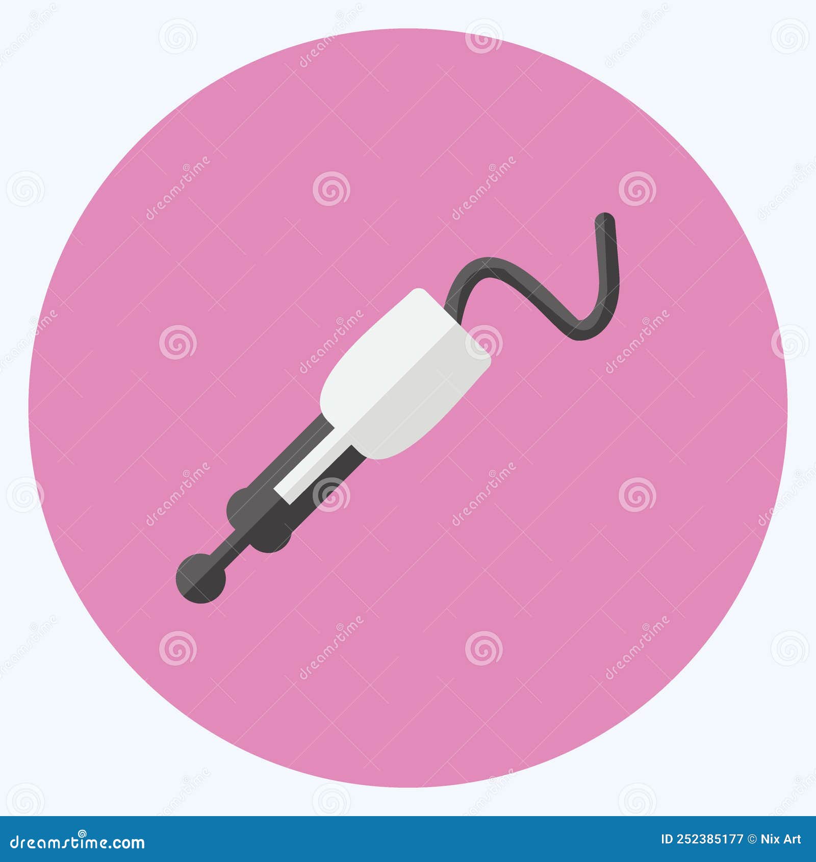 Icon Connector Pin. Suitable for Education Symbol. Flat Style. Simple ...