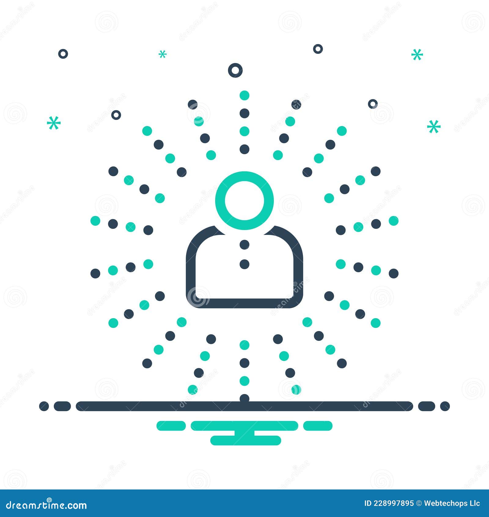 Mix Icon for Consciousness, Awareness and Feeling Stock Vector ...