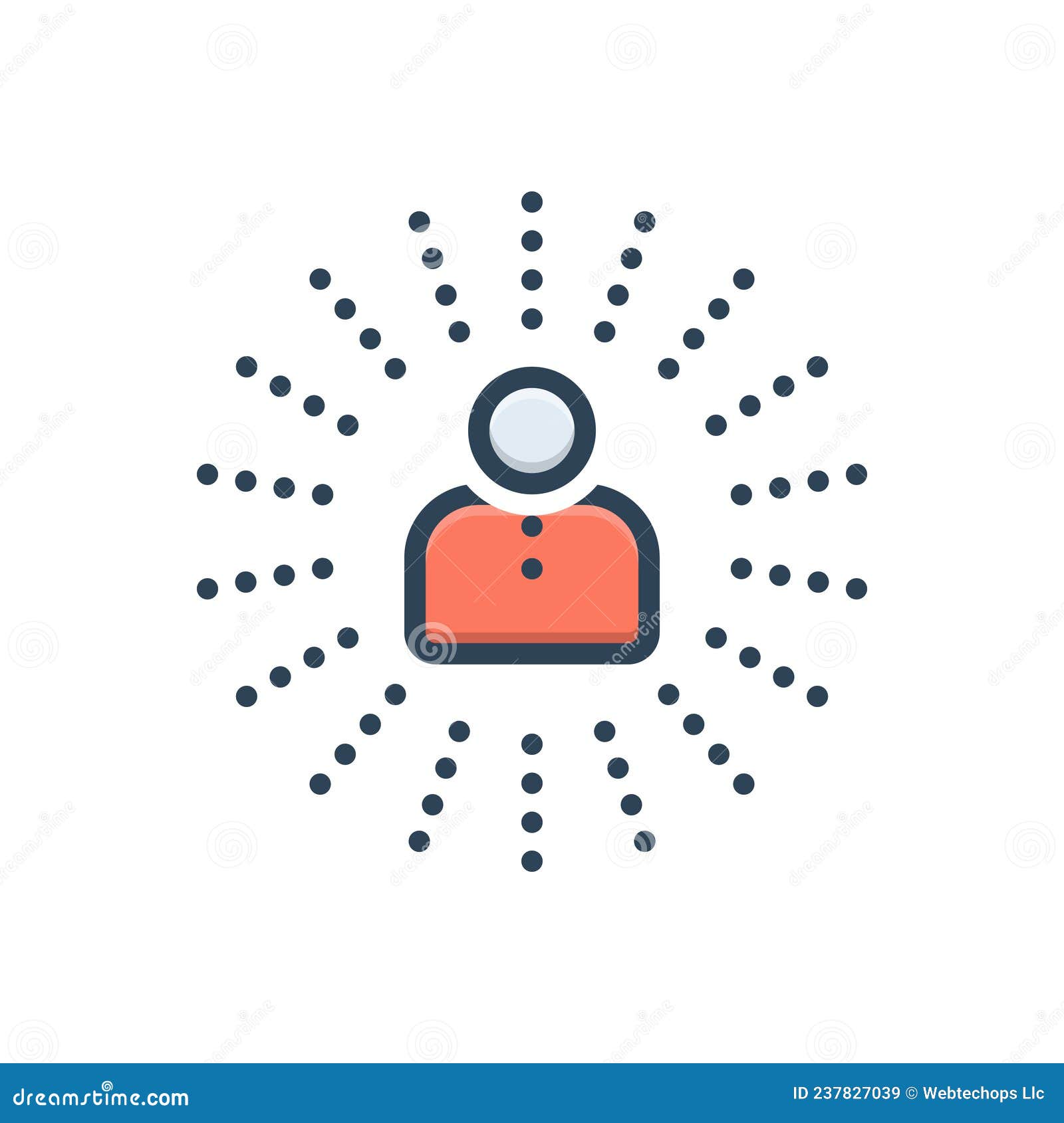 Color Illustration Icon for Consciousness, Awareness and Feeling Stock ...