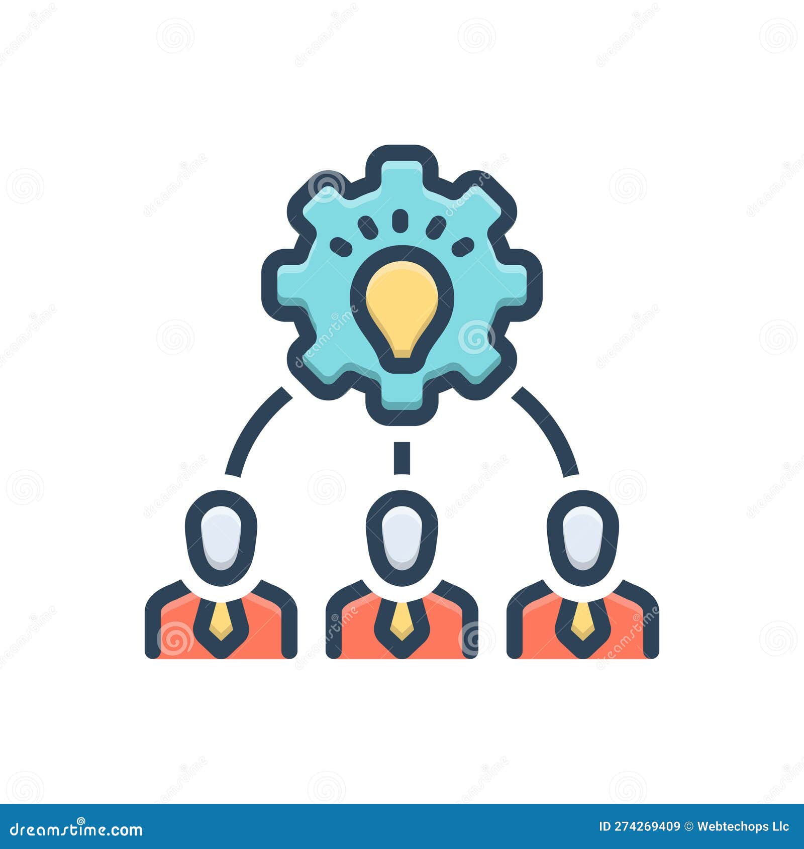 Mix Icon For Consolidated, Compound And Structure Cartoon Vector ...