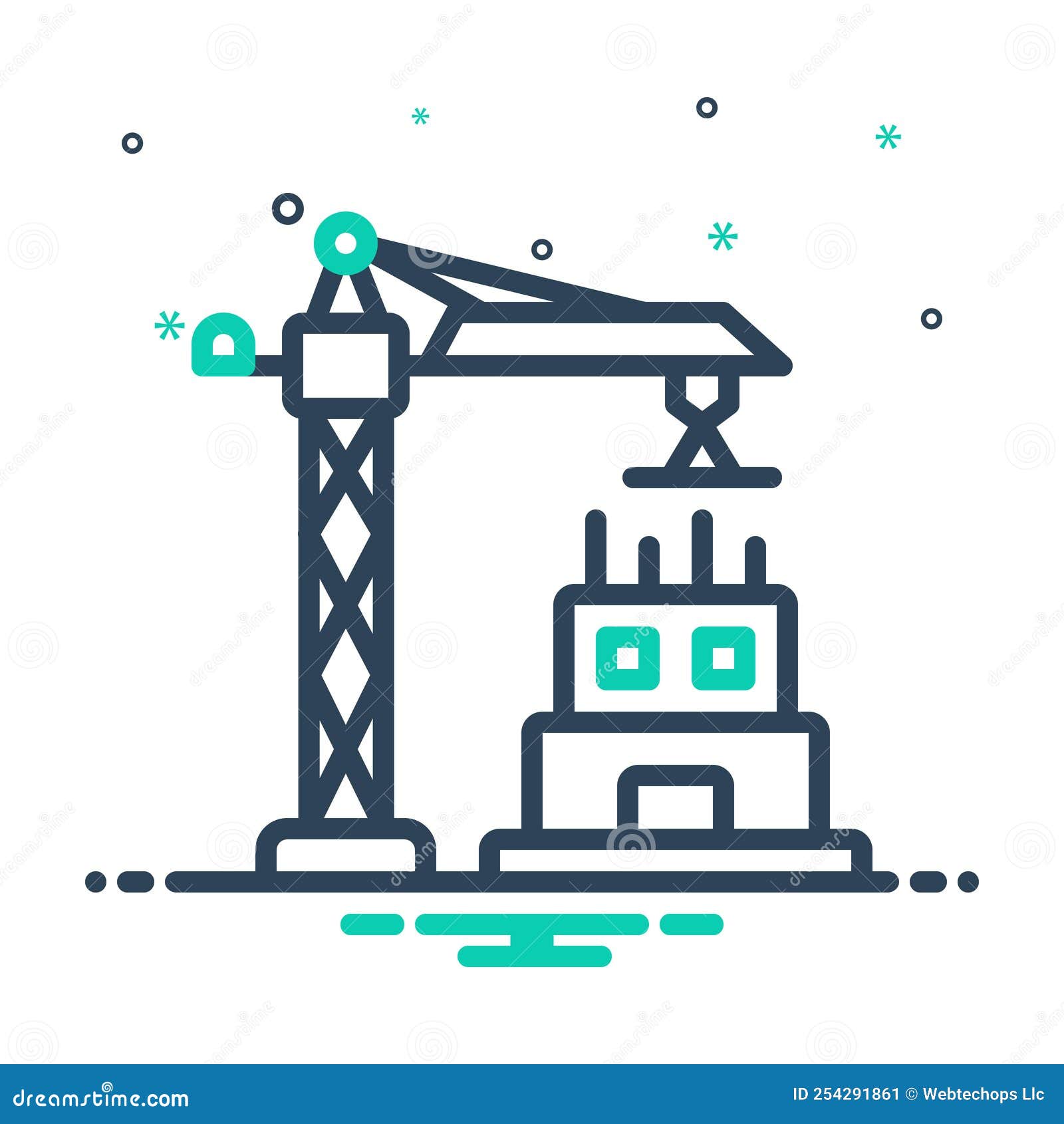 Mix Icon for Construction, Building and Making Stock Vector ...