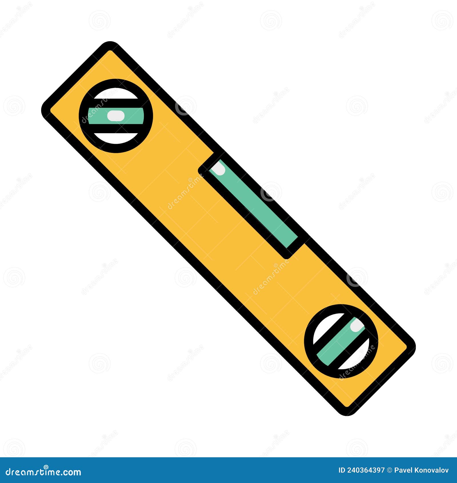 Icon of Construction Level stock vector. Illustration of caticons ...