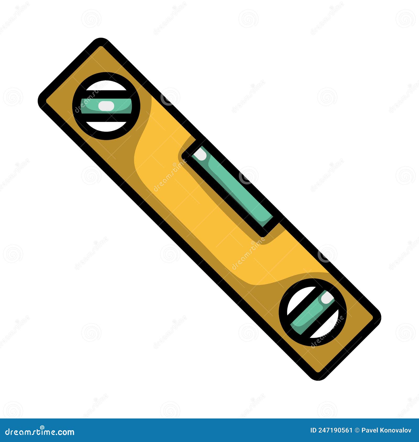 Icon of Construction Level stock vector. Illustration of line - 247190561