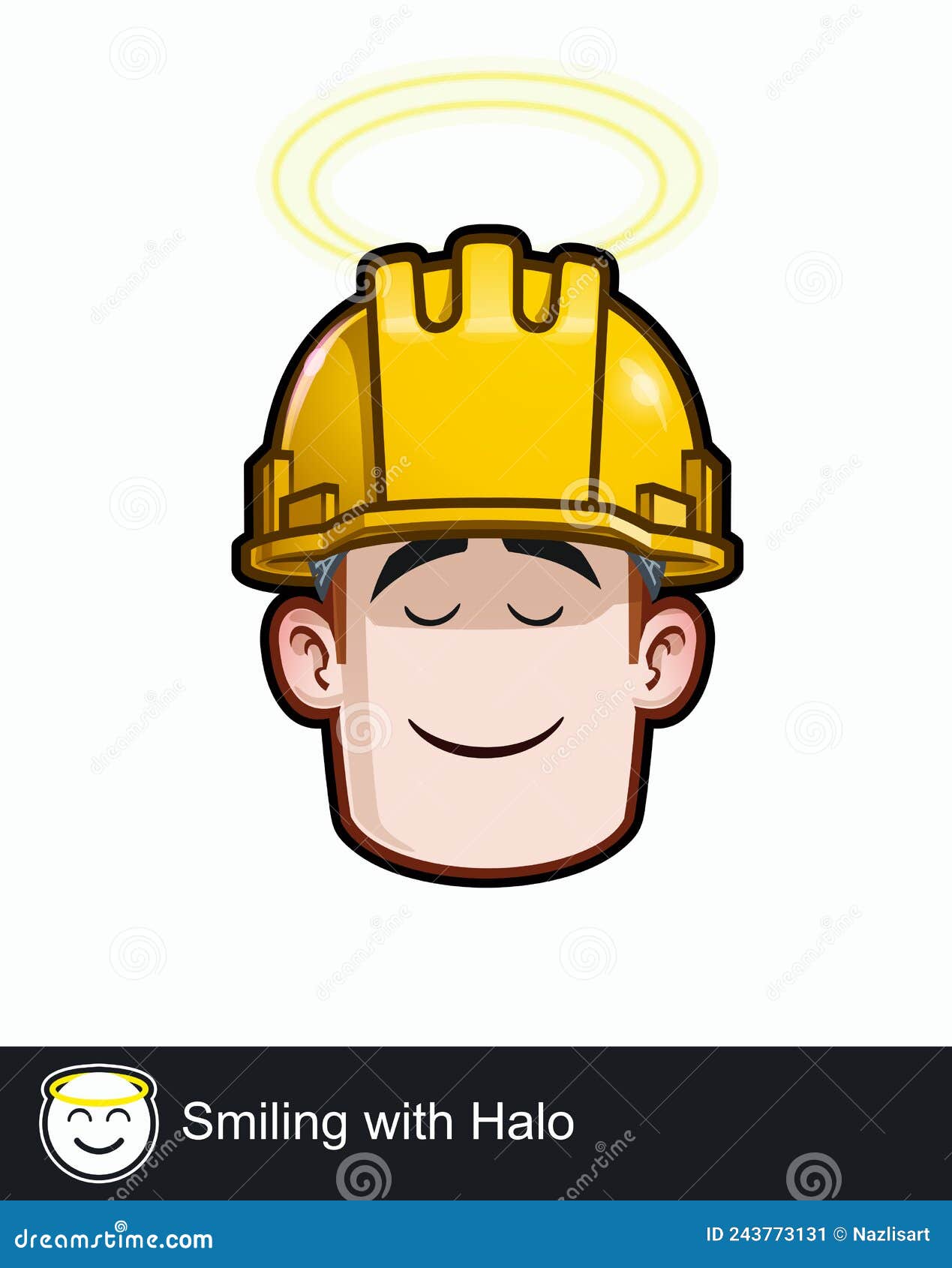 Construction Worker - Expressions - Positive N Smiling - Smiling with ...
