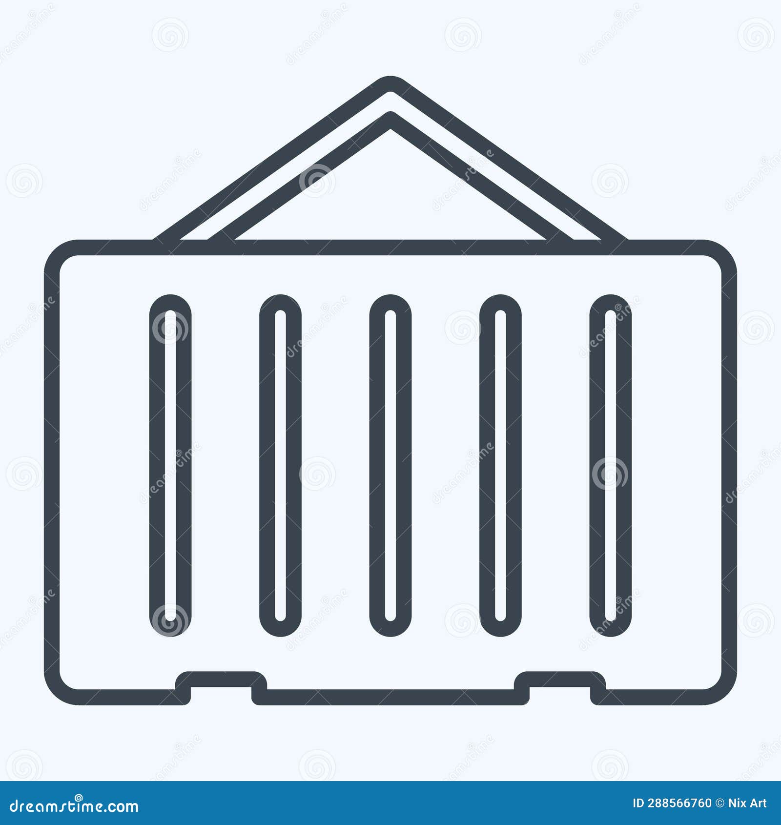 Icon Container. Related To Building Material Symbol. Line Style. Simple ...