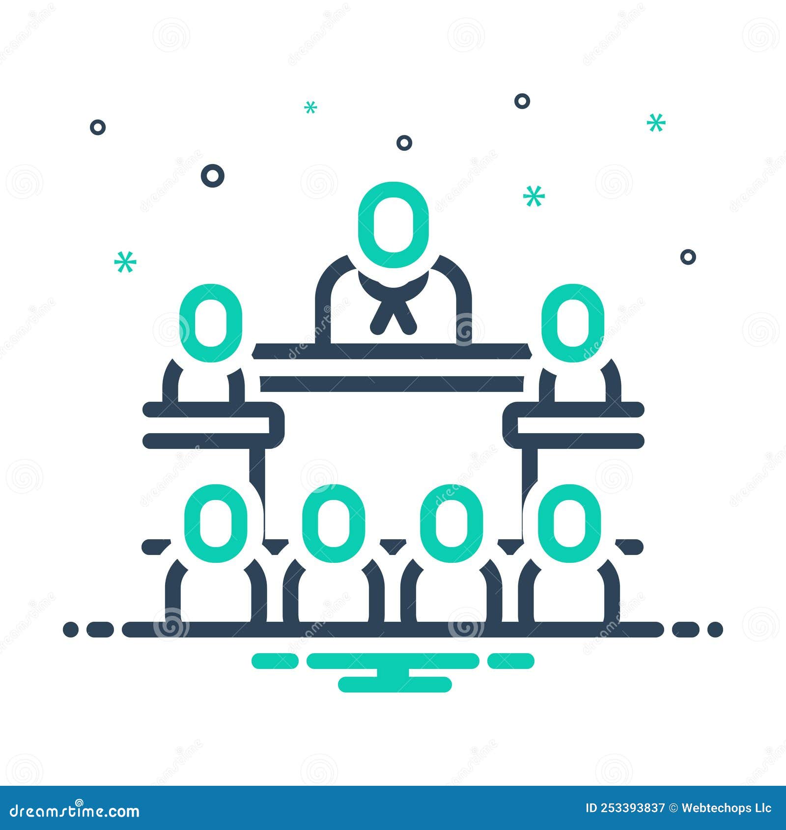 Mix Icon for Conviction, Judgment and Guilty Stock Illustration ...