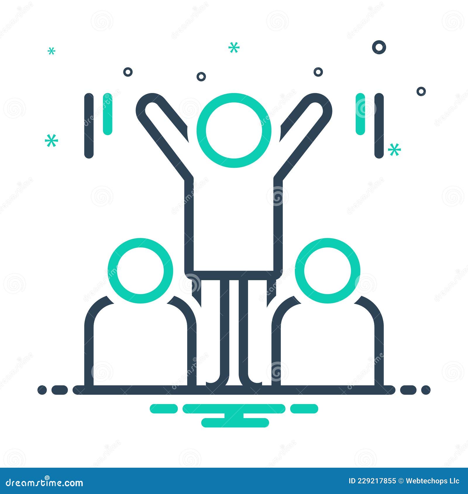 Mix Icon for Convince, Exhort and Explain Stock Vector - Illustration ...