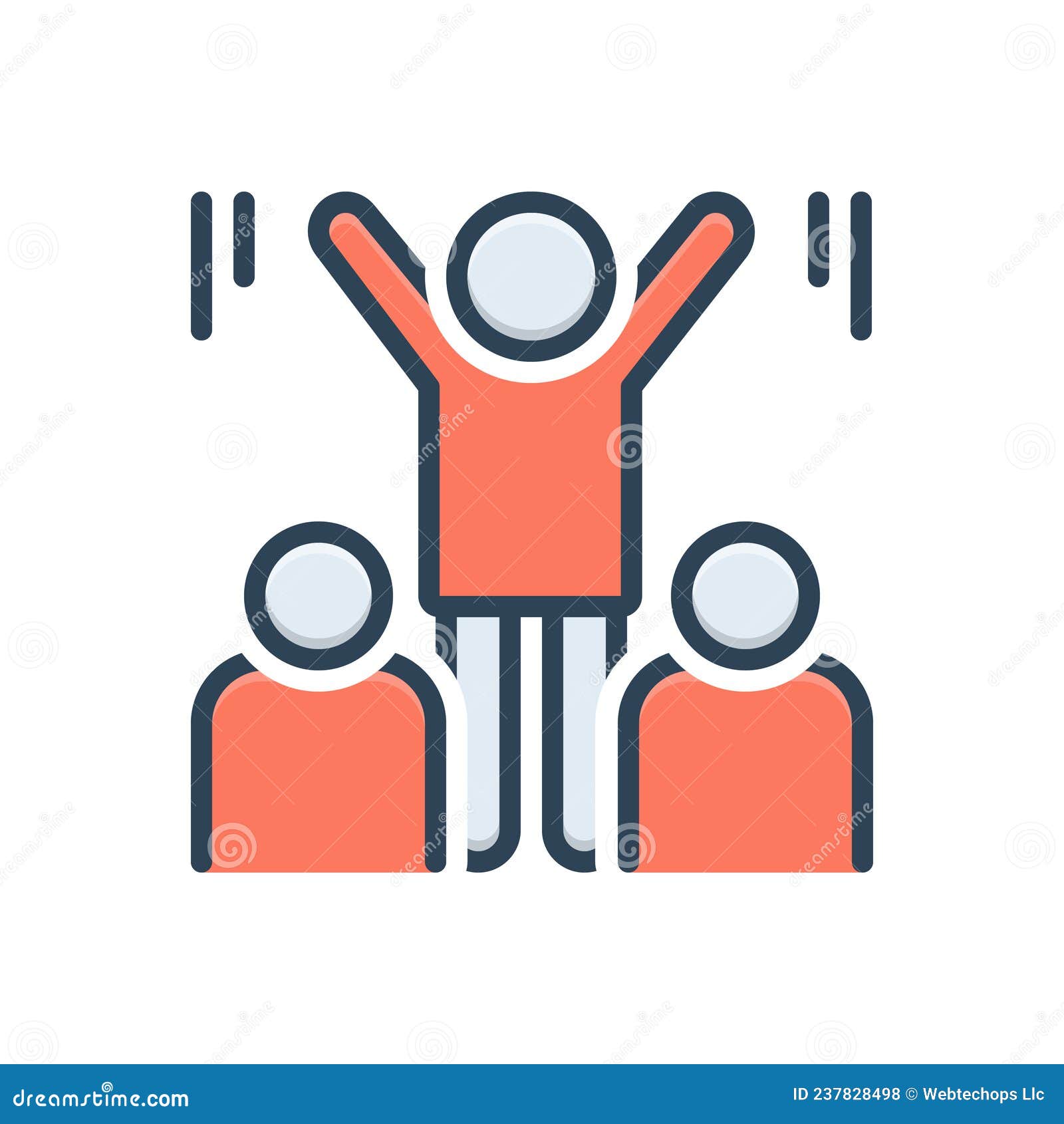 Color Illustration Icon for Convince, Satisfy and People Stock ...