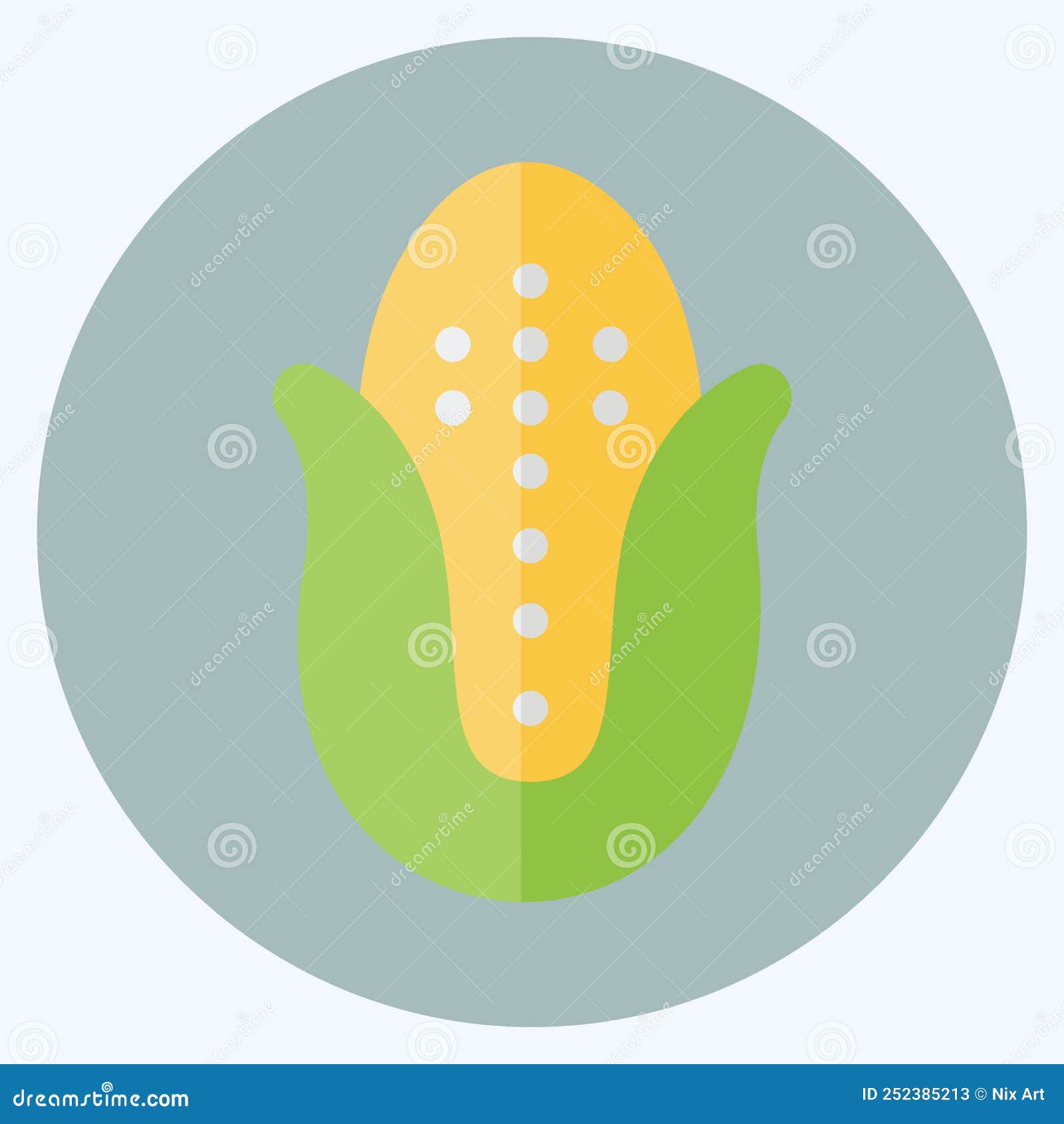 Icon Corn. Suitable for Garden Symbol. Flat Style. Simple Design ...