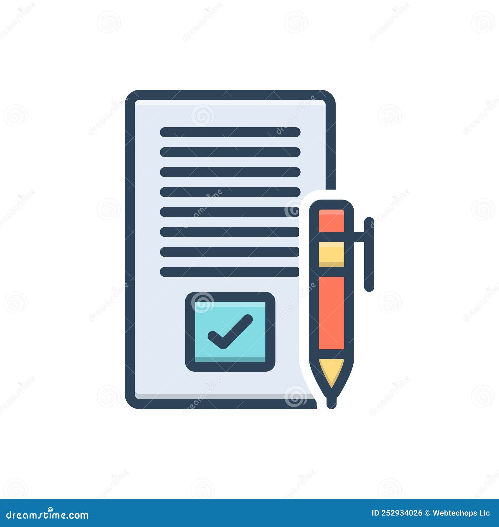 Color Illustration Icon for Corrections, Reform and Correction Stock ...