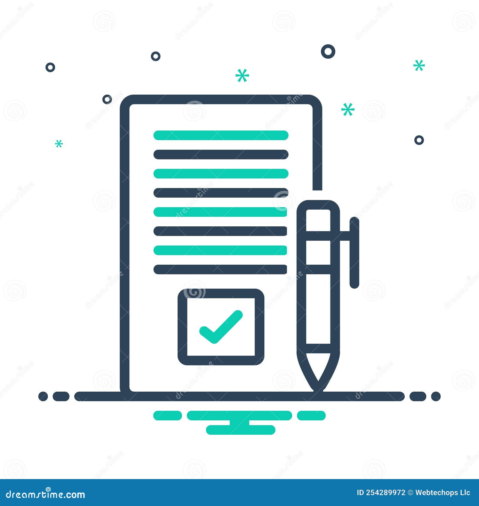 Mix Icon for Corrections, Reform and Correction Stock Vector ...