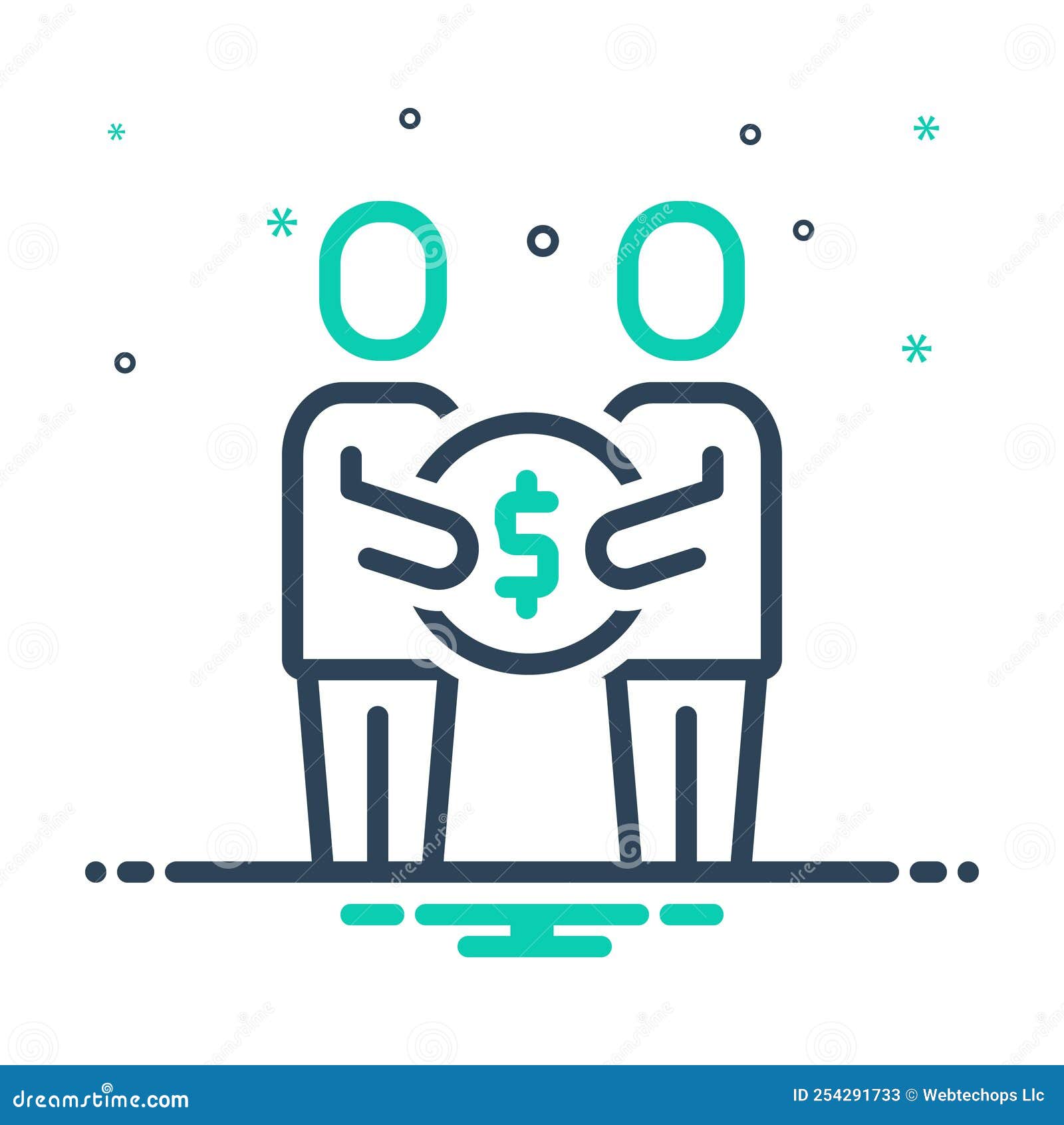 Mix Icon for Corruption, Bhrashtachar and Bribery Stock Vector ...