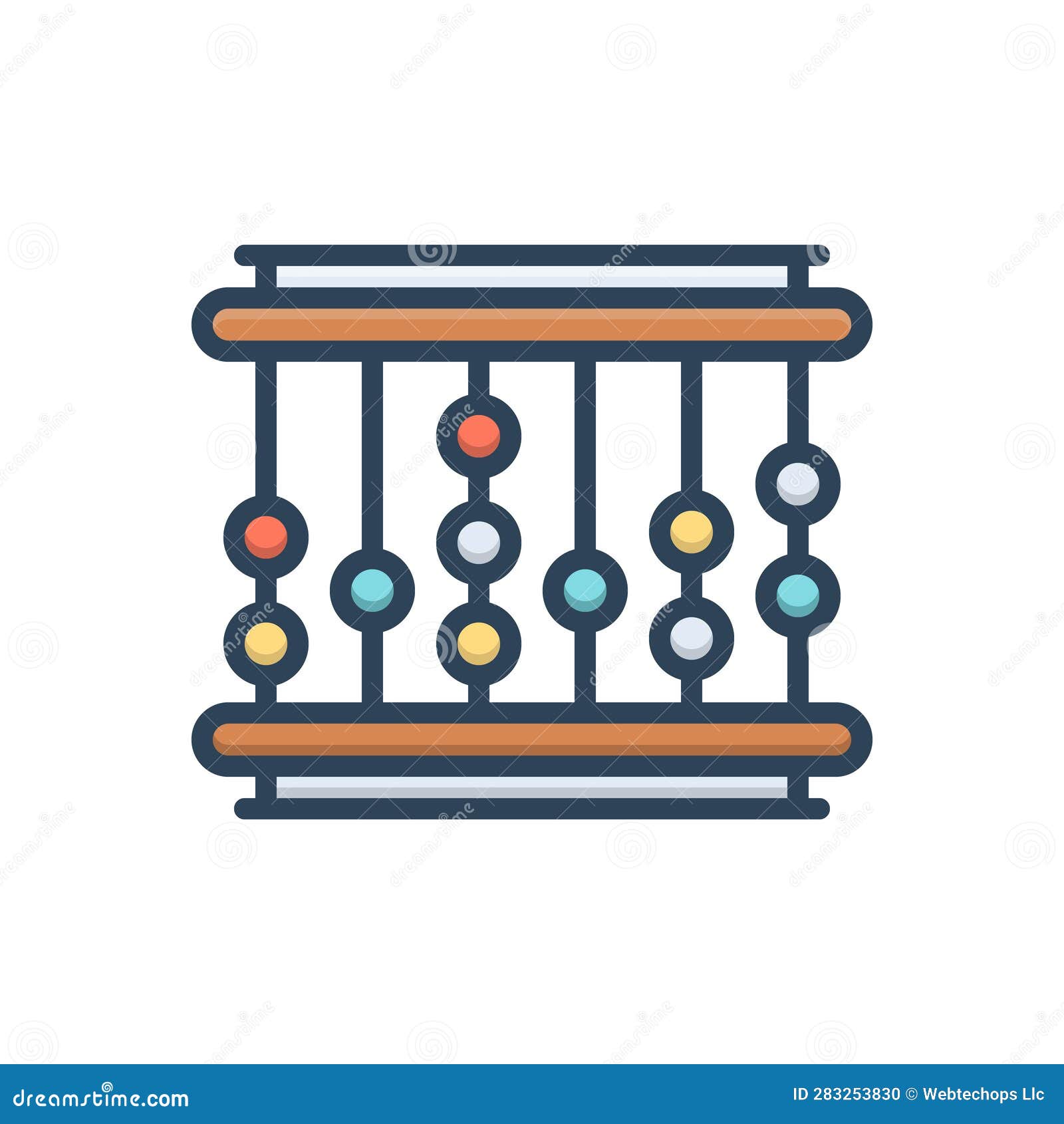 Color Illustration Icon for Counting, Kids and Education Stock ...