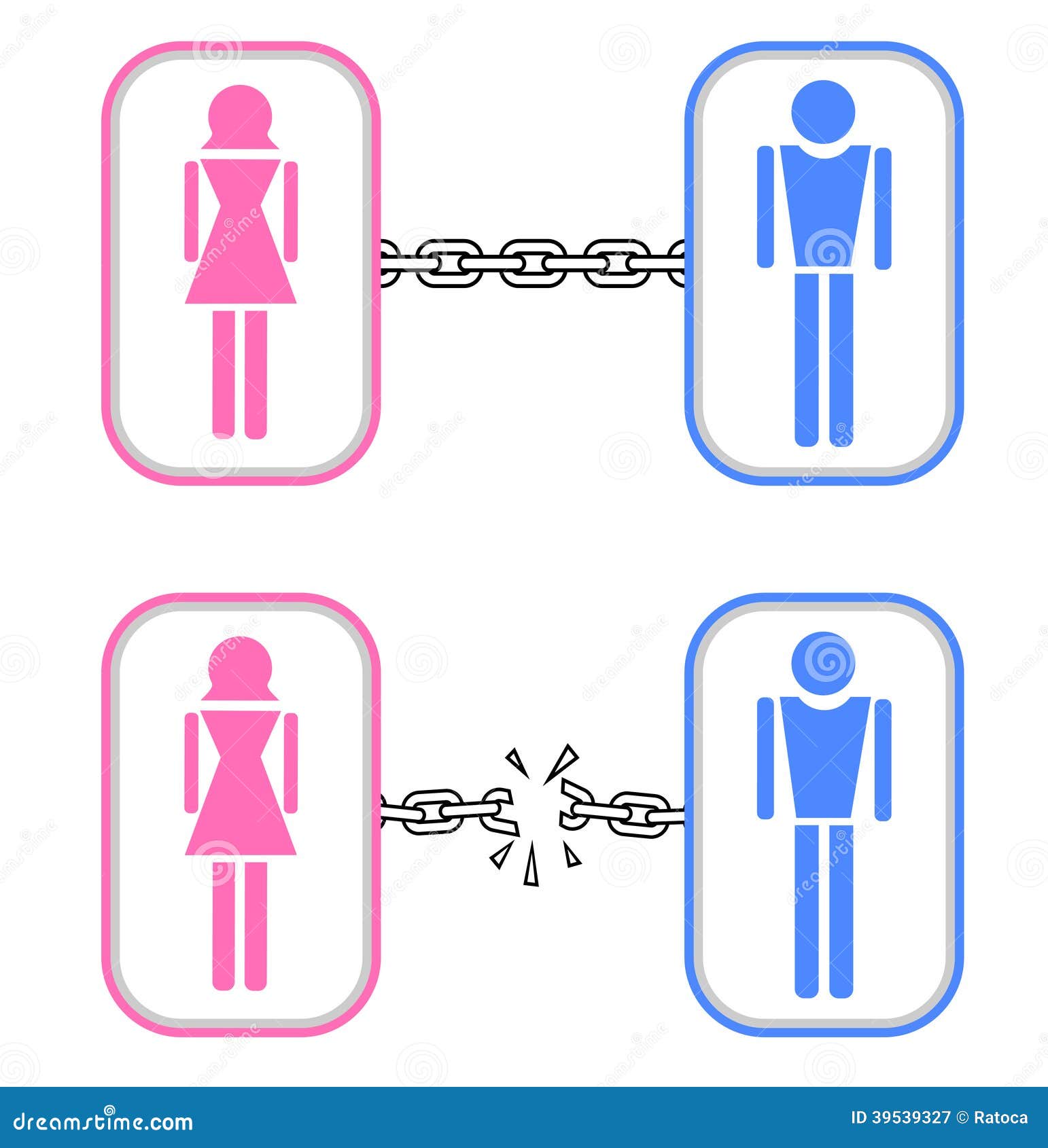 Icon couple stock vector. Illustration of bound, symbol - 39539327