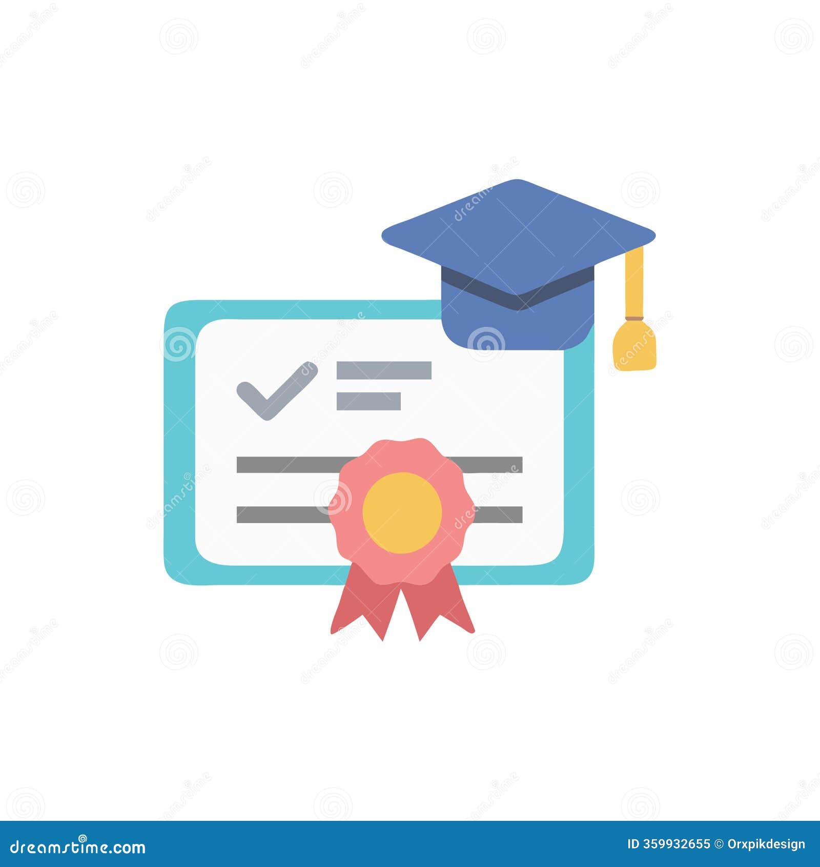 Course Completion Badge Icon for Learning Recognition Stock ...