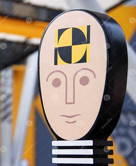 Icon of a crash test dummy stock photo. Image of dummy - 5832636