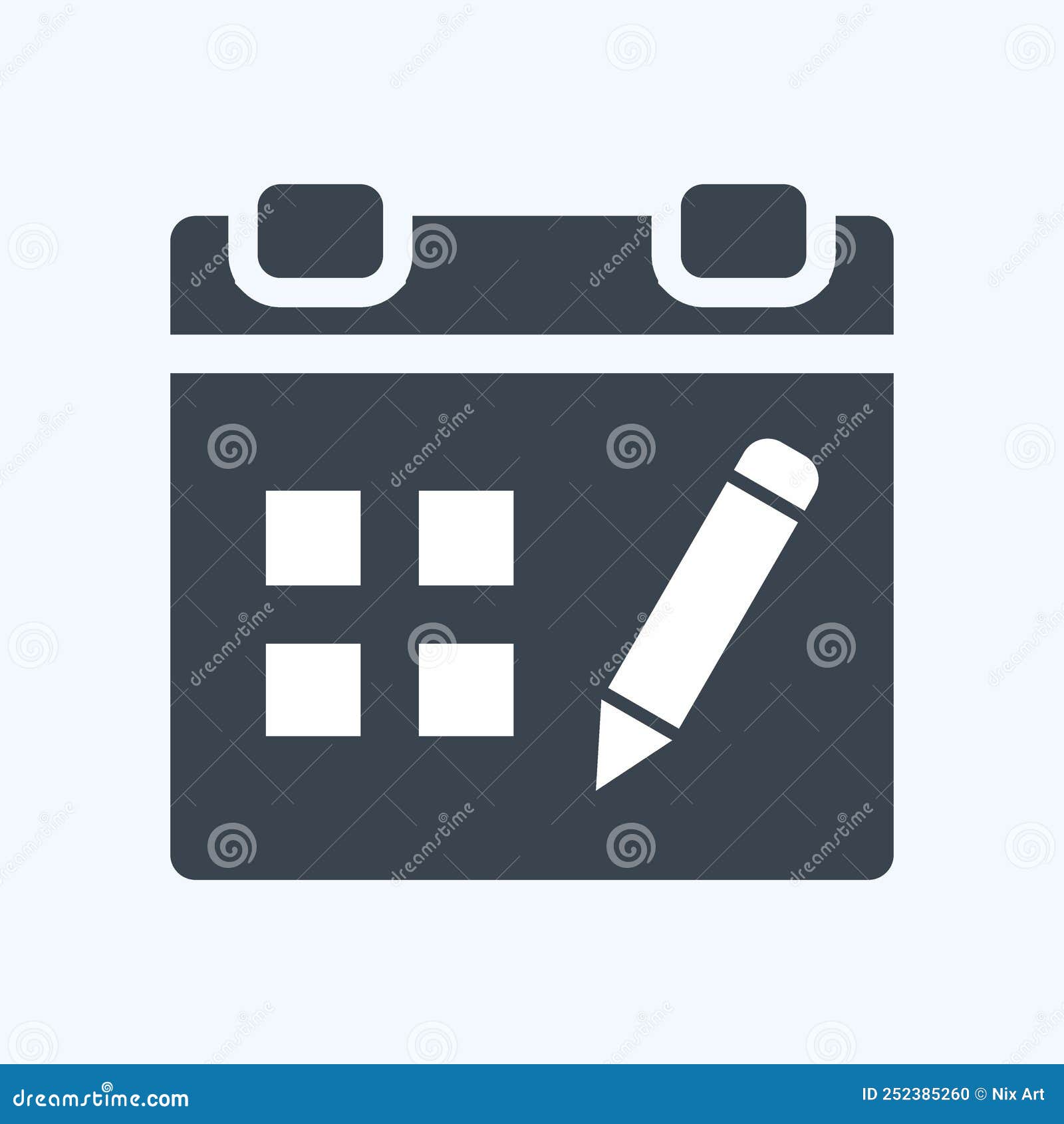 Icon Create Event. Suitable for User Interface Symbol. Glyph Style ...