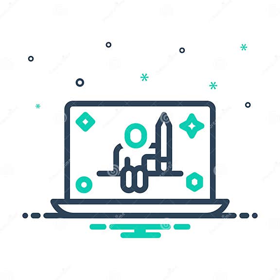 Mix Icon for Create, Fabricate and Editable Stock Vector - Illustration ...