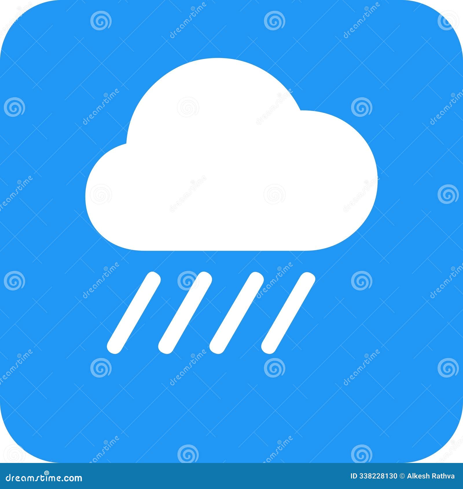 Vector Icon Design for the Symbol of Clouds. Stock Illustration ...