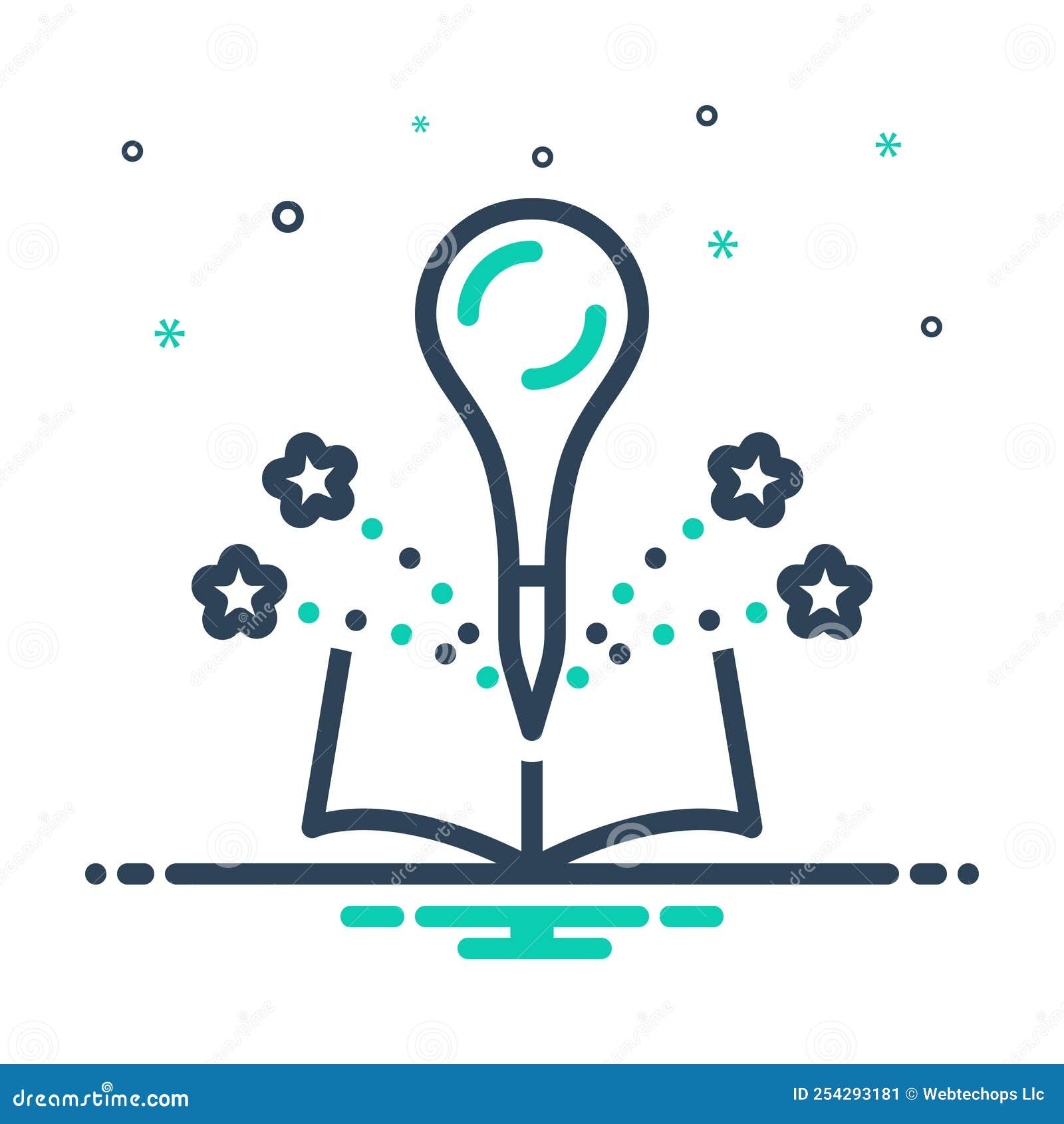 Mix Icon for Creations, Formation and Creature Stock Illustration ...