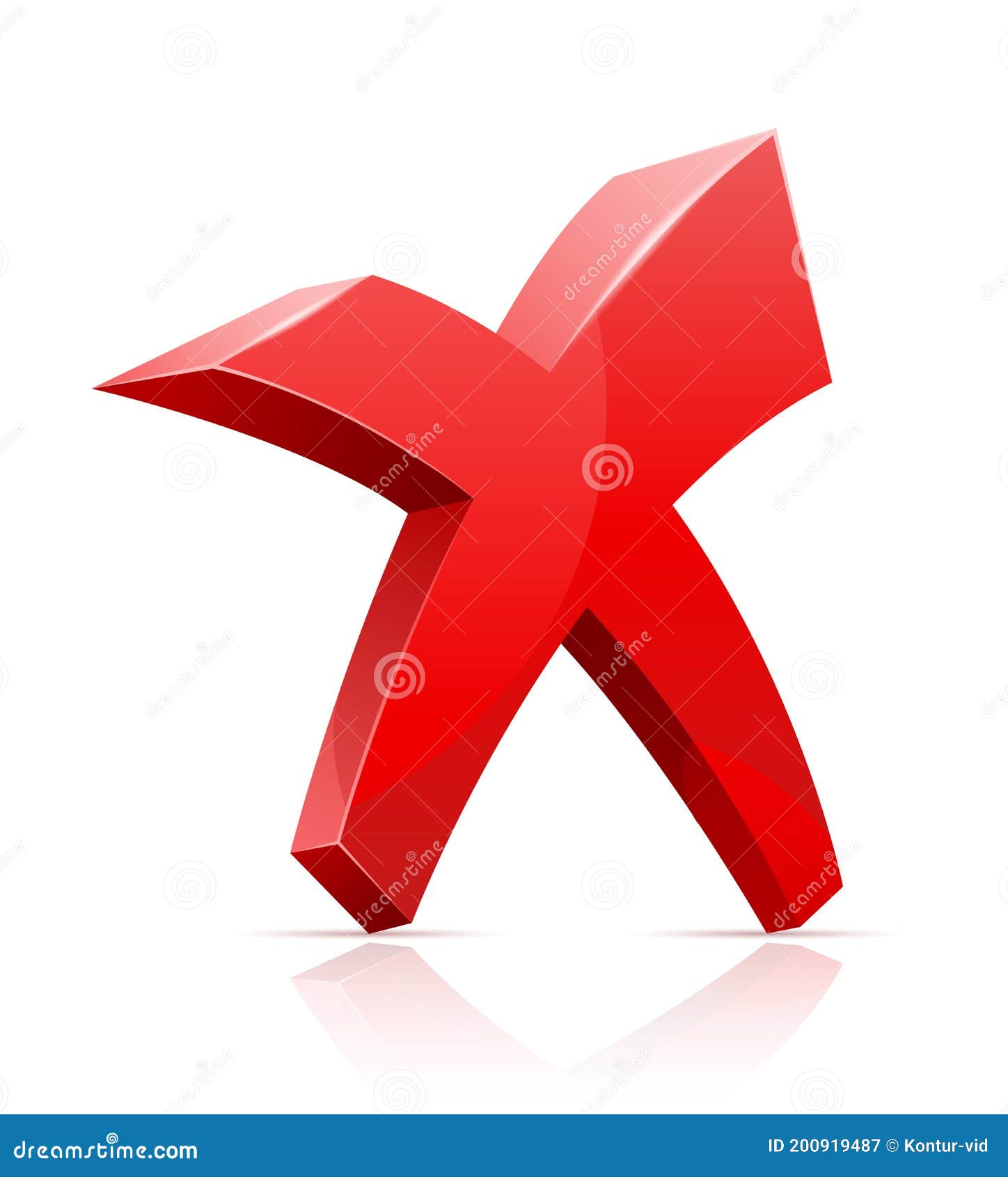 Icon Cross No Mark Sign Graphic Elements for Design Vector Illustration ...