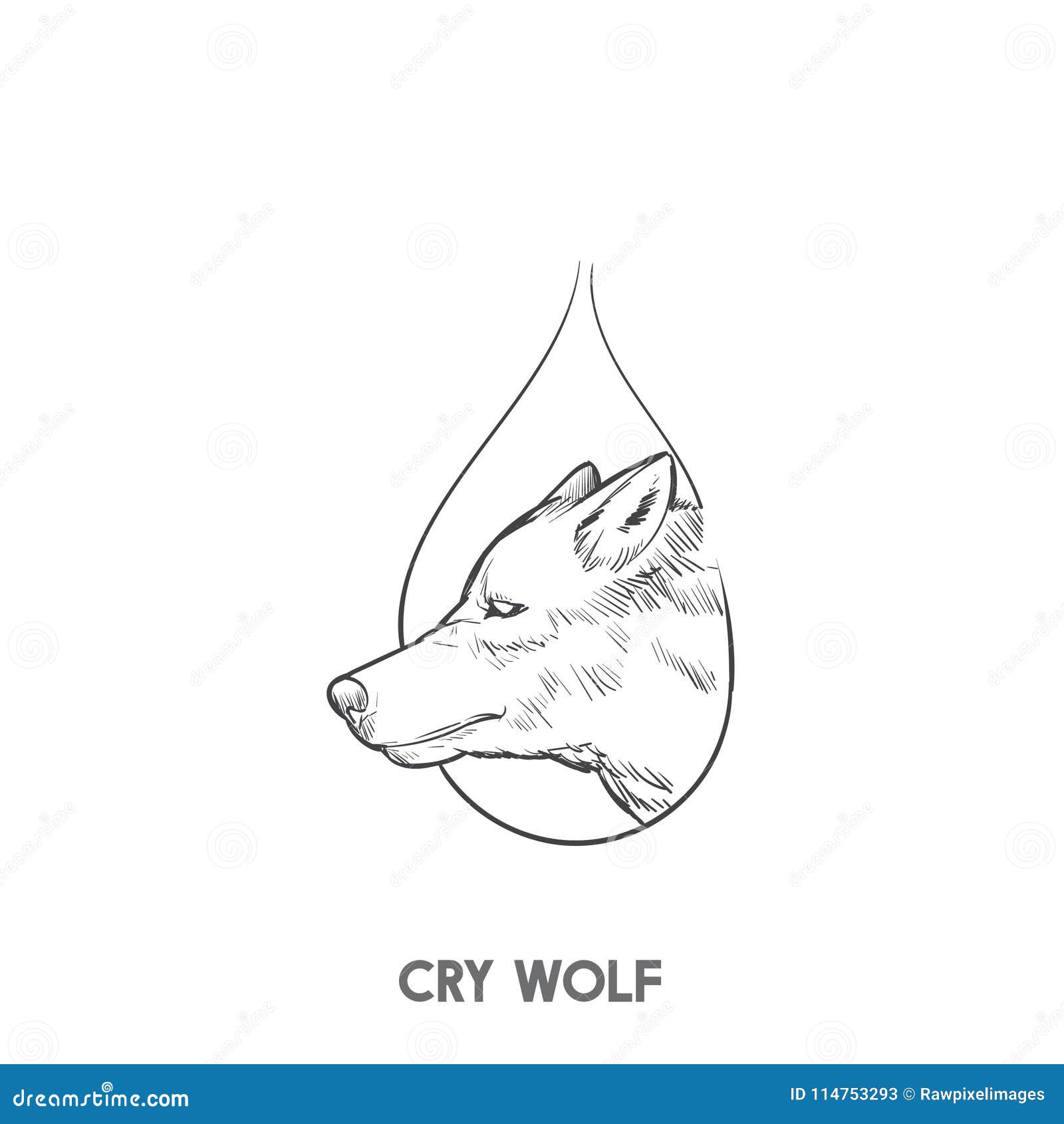 Cry Wolf Idiom Illustration Vector Royalty-Free Cartoon | CartoonDealer ...