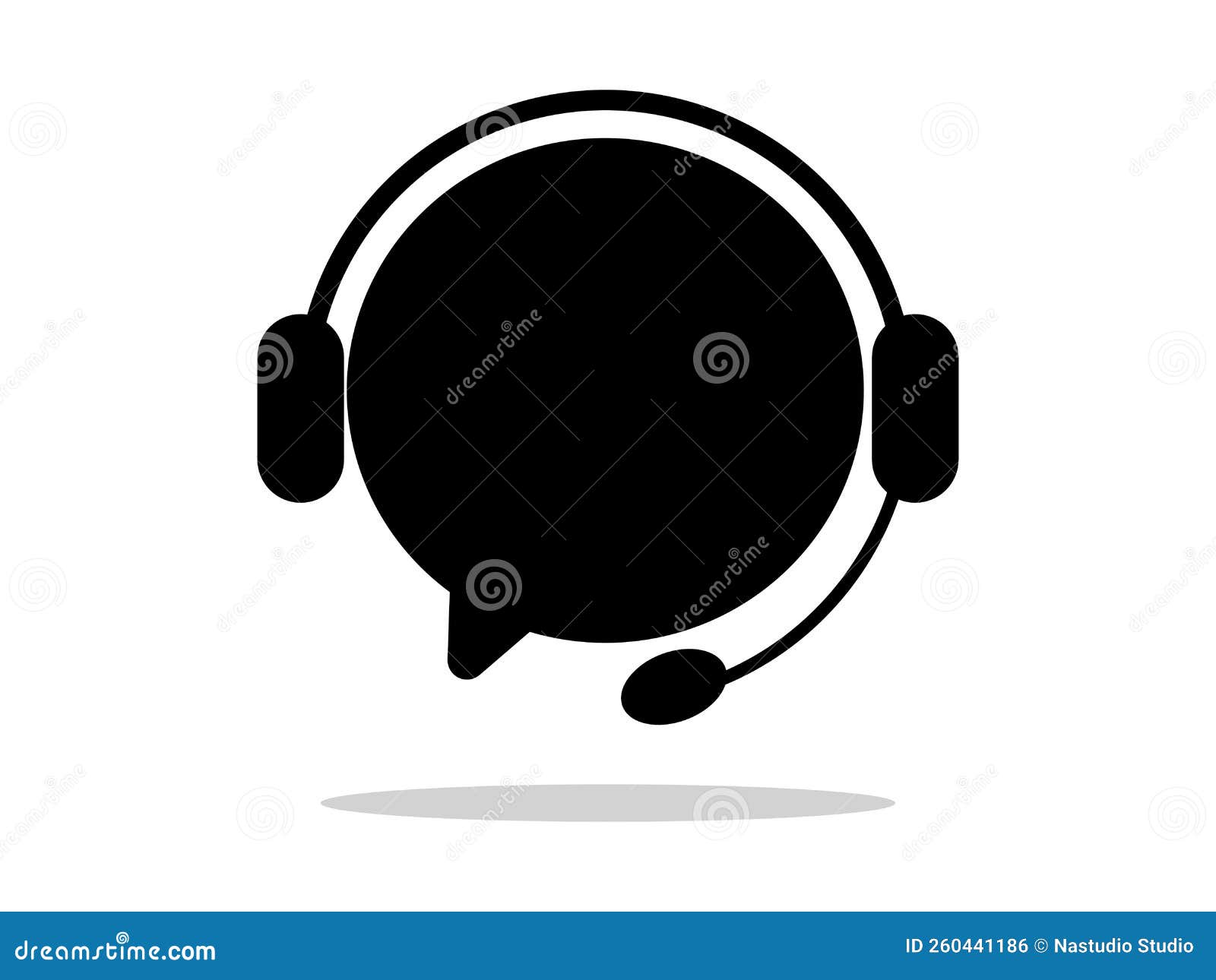 Icon Customer Support Service. Vector Chat Symbol Stock Vector ...