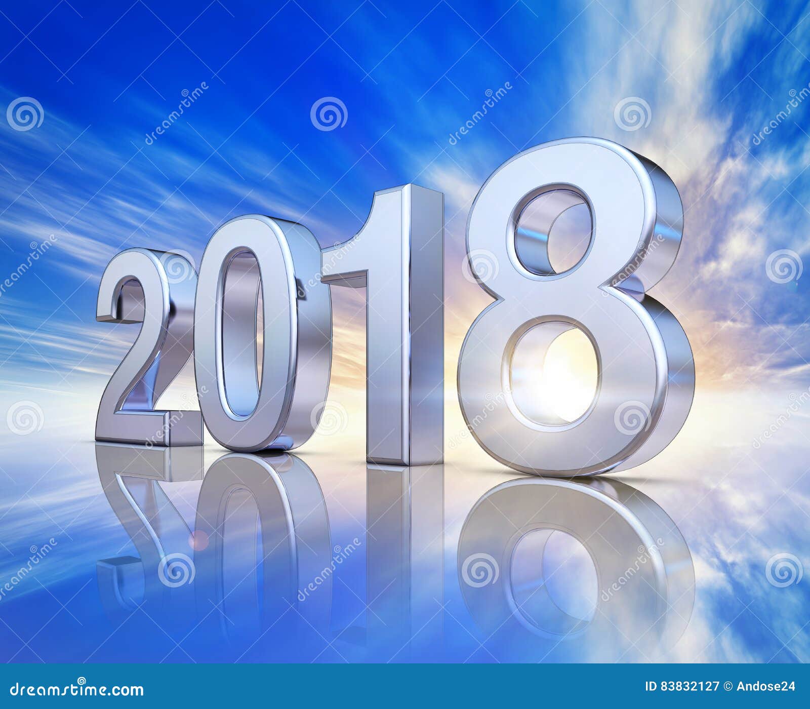 Icon 2018 stock illustration. Illustration of year, goal - 83832127