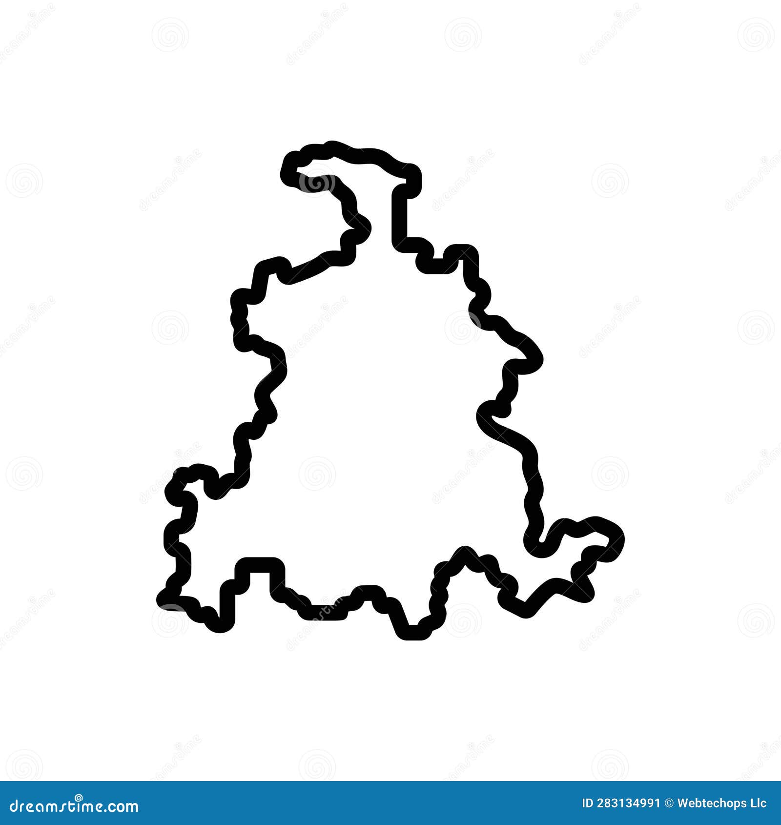 Dallas Outline Map Vector Illustration | CartoonDealer.com #360775884
