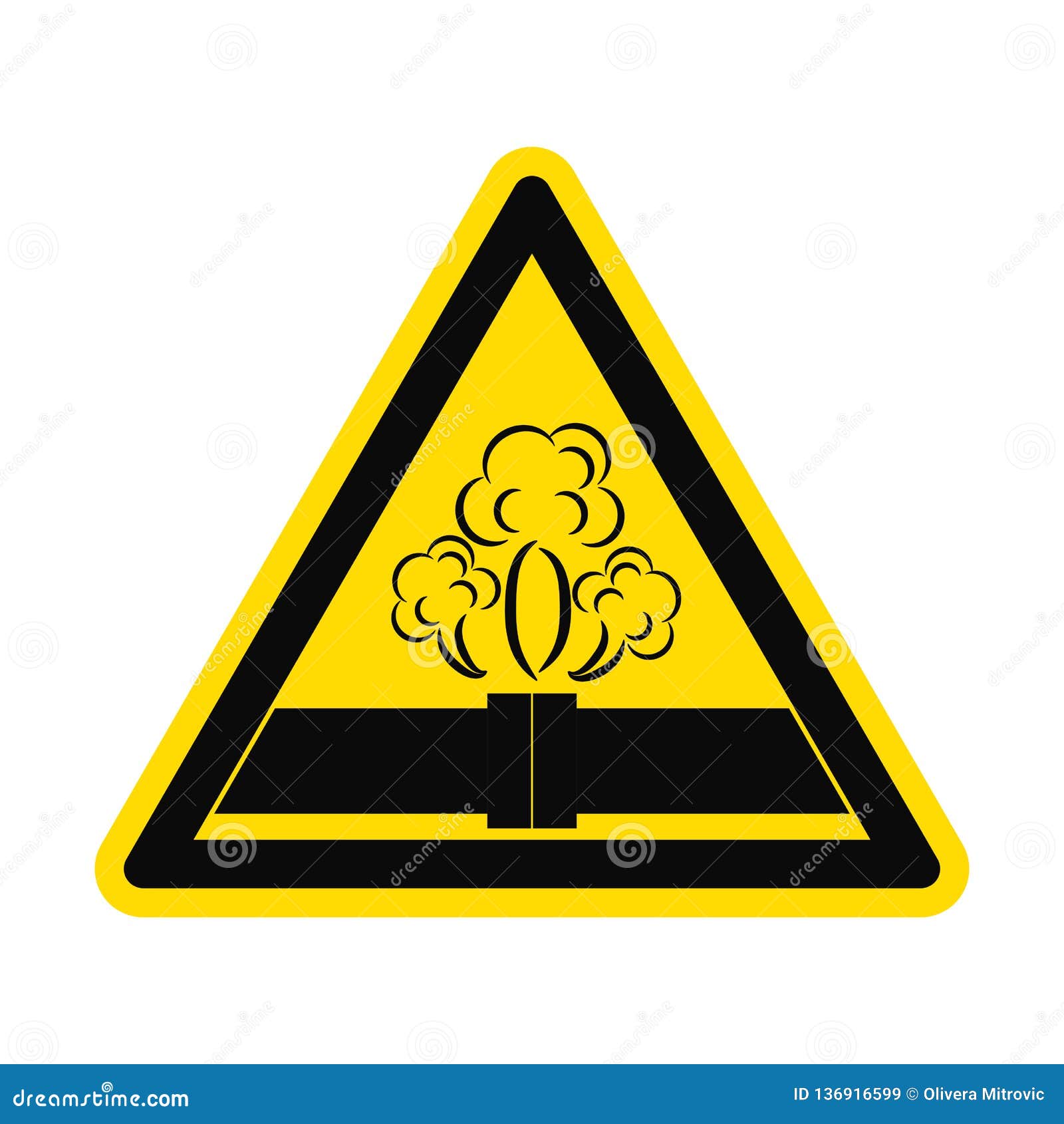 Icon Danger of Pipe Leakage Stock Vector - Illustration of burst ...