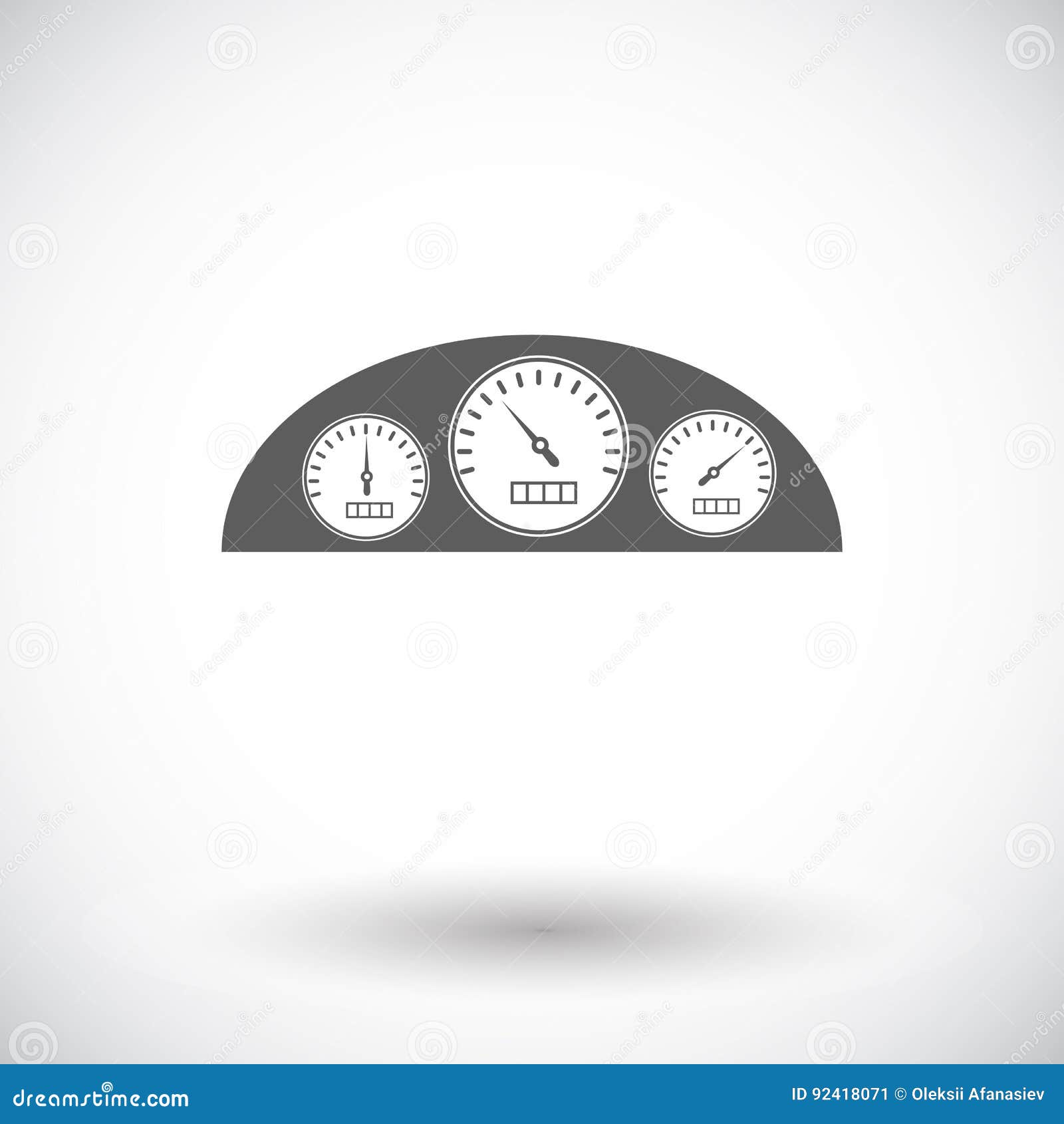 Icon dashboard stock vector. Illustration of dashboard - 92418071