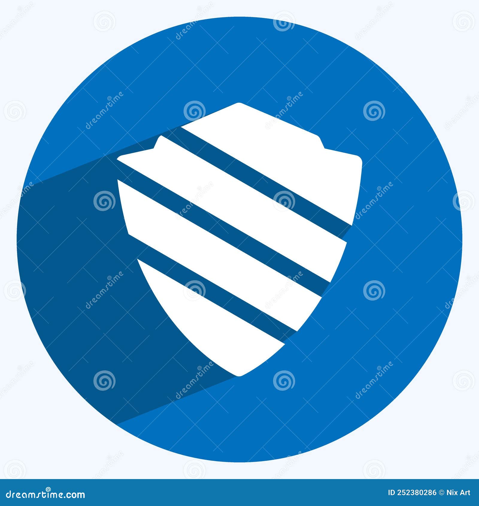 Icon Data Security. Suitable for it Services Symbol. Long Shadow Style ...