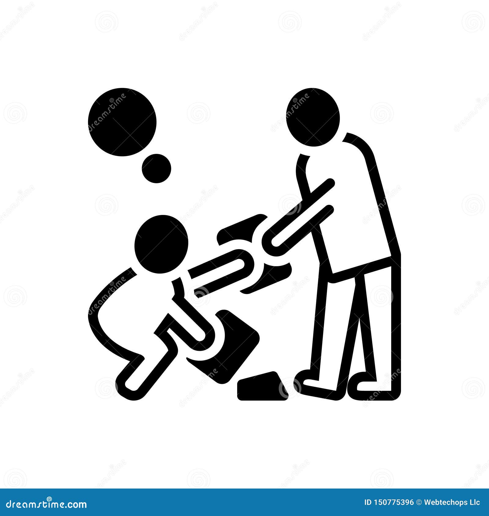 Black Solid Icon for Decency, Respect and Chivalry Stock Vector ...