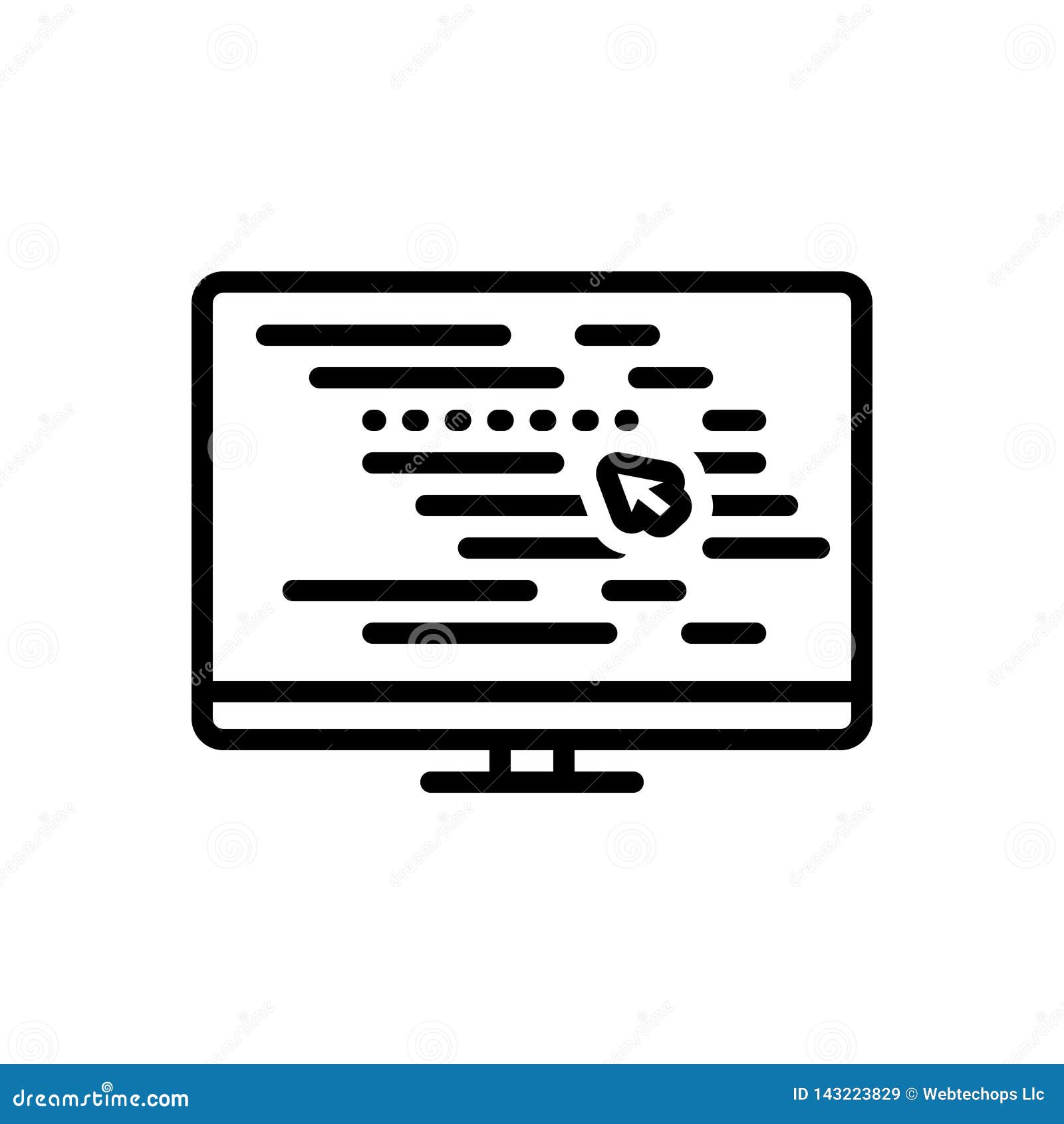Black Line Icon for Decompile, Disintegrated and Source Stock Vector ...