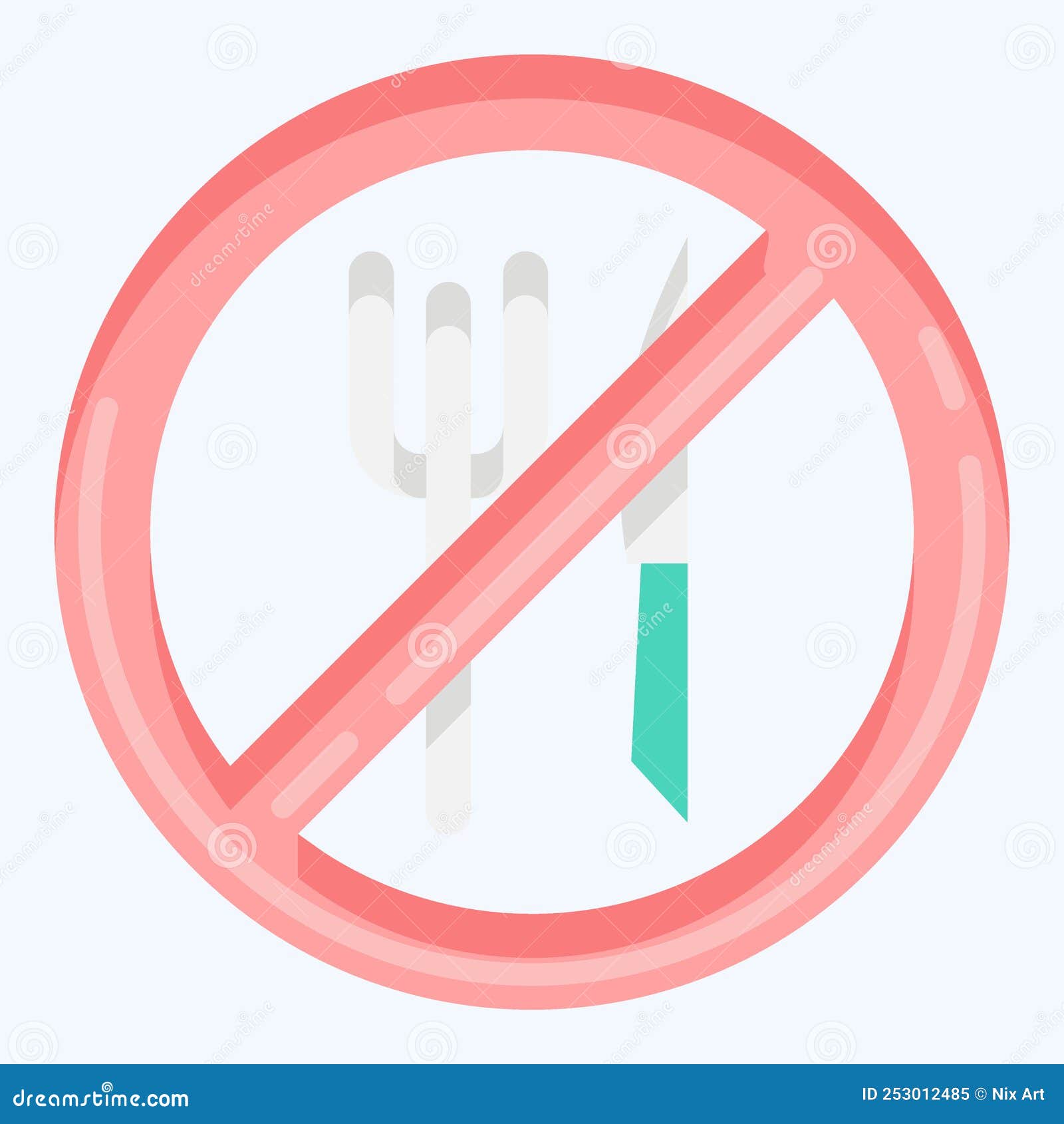 Icon Decreased Appetite. Suitable for Flu Symbol. Flat Style. Simple ...