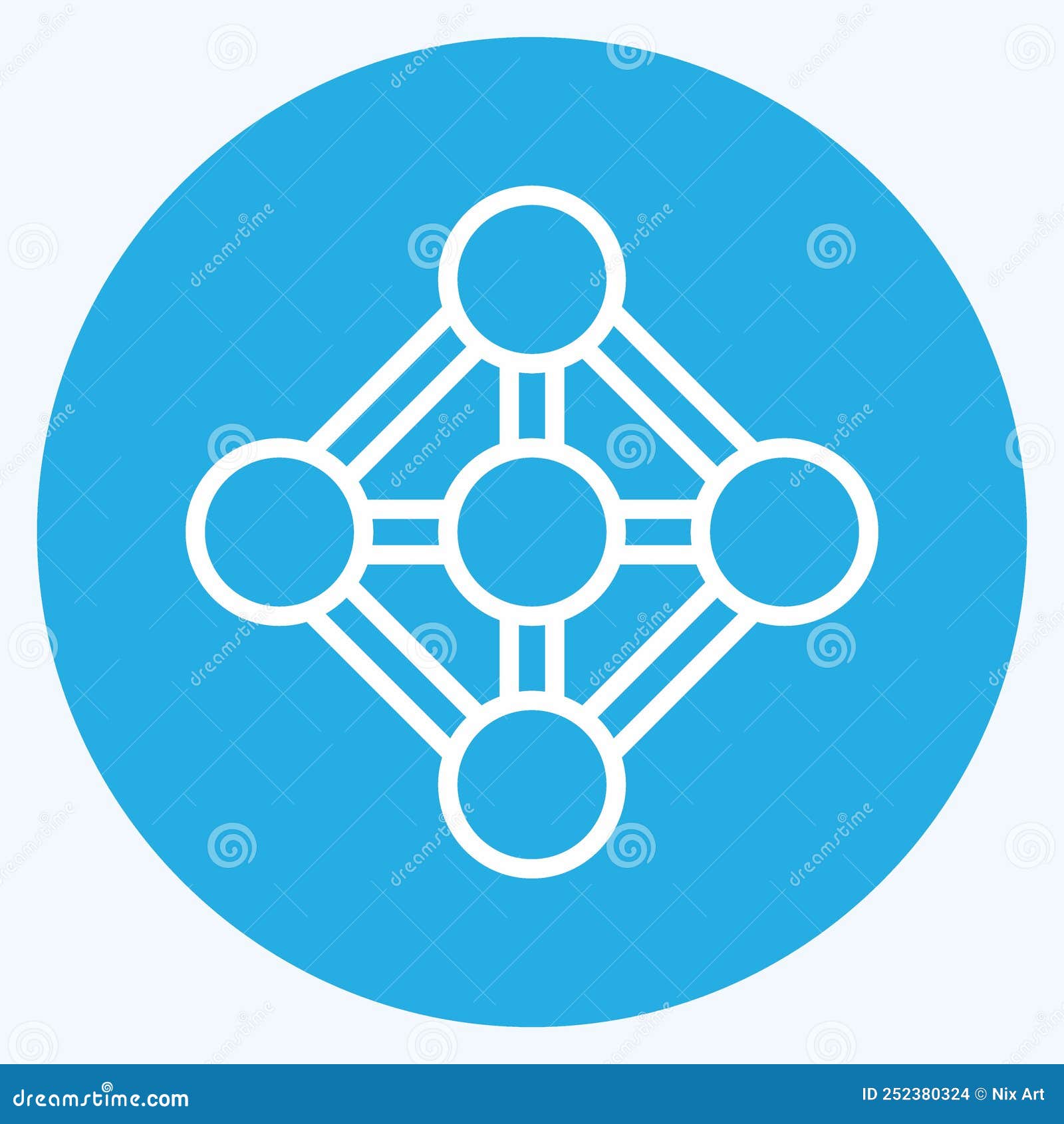 Icon Deep Learning. Suitable for Data Analytics Symbol. Blue Eyes Style ...