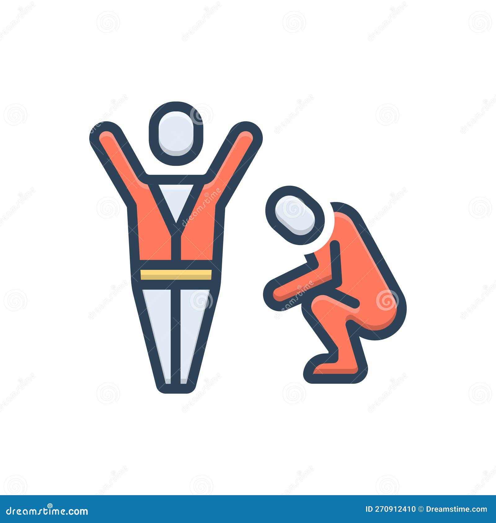 Color Illustration Icon for Defeat, Conquer and Champion Stock Vector ...